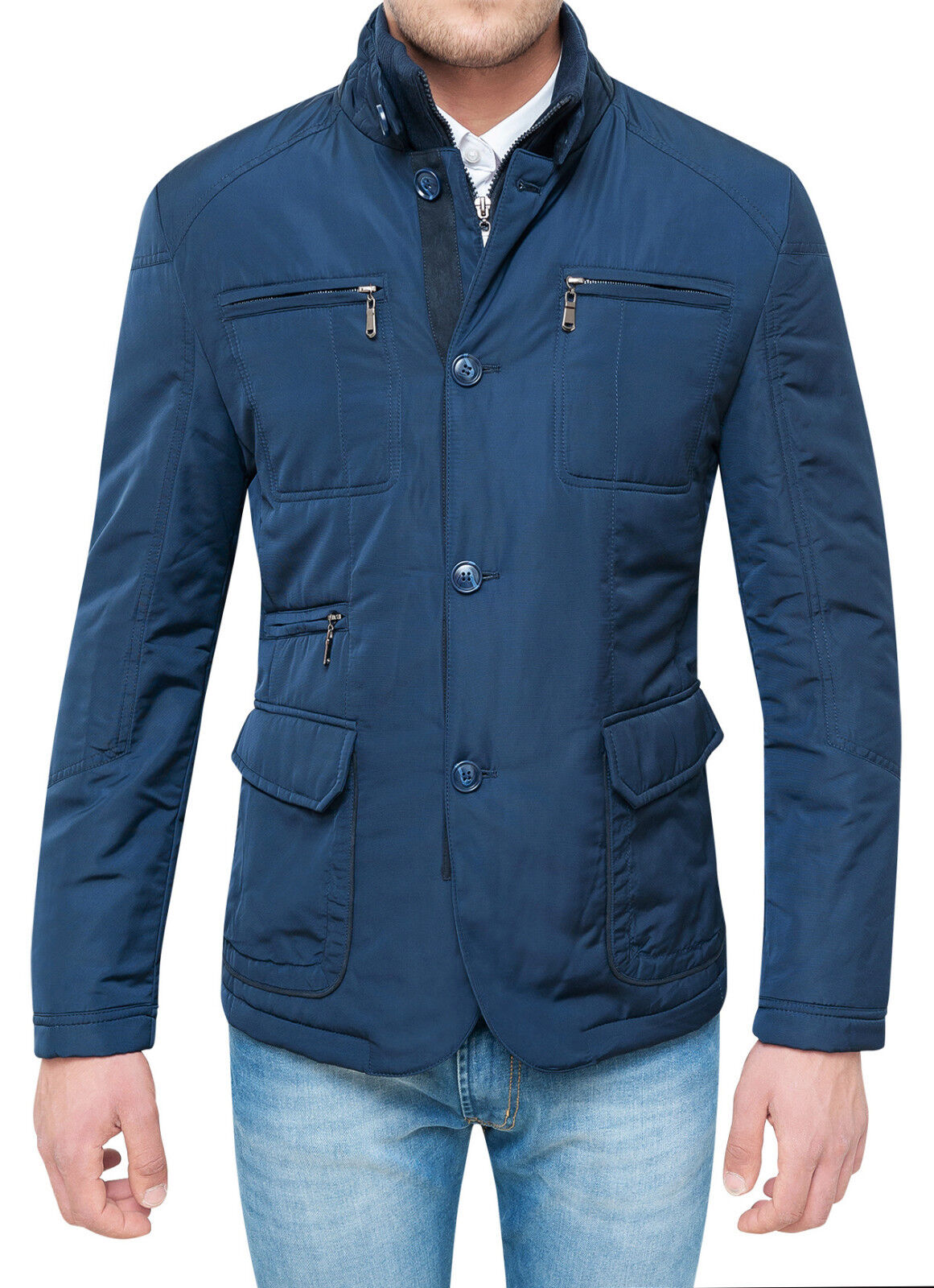 GIUBBOTTO PIUMINO UOMO DIAMOND INVERNALE BLU SLIM FIT GIACCA CASUAL ... GIUBBOTTO PIUMINO UOMO DIAMOND INVERNALE BLU SLIM FIT GIACCA CASUAL ...