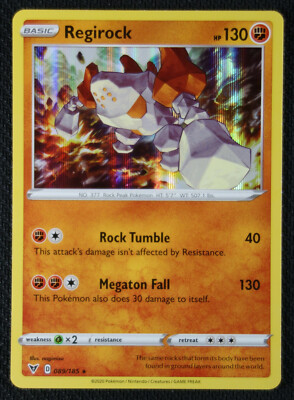 Regirock Pokemon Card