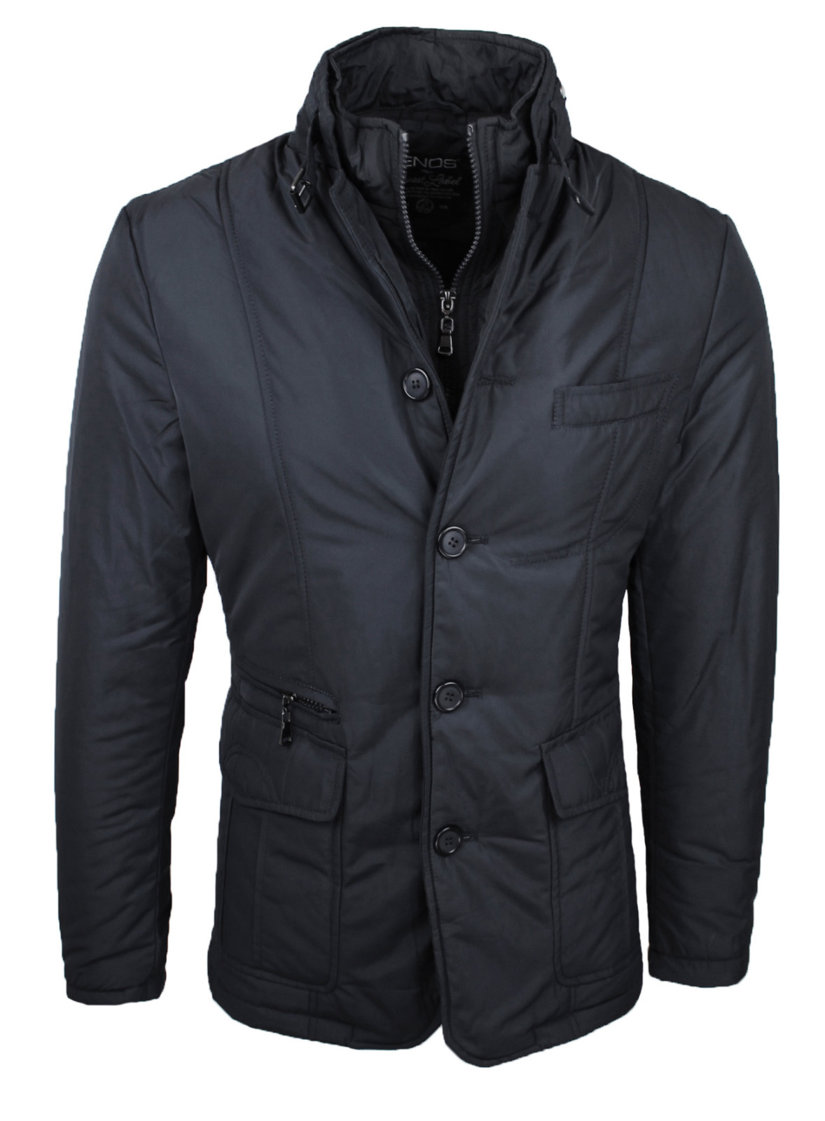 GIACCONE UOMO INVERNALE CASUAL NERO BLU GIUBBOTTO PIUMINO da XXL a 4XL GIACCONE UOMO INVERNALE CASUAL NERO BLU GIUBBOTTO PIUMINO da XXL a 4XL