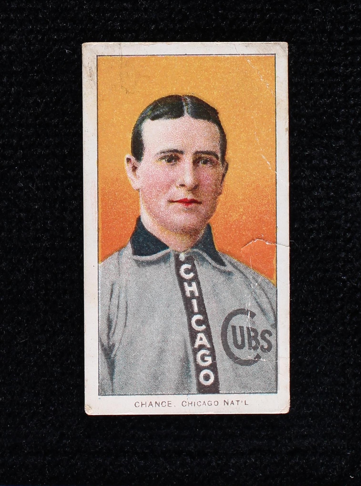 1909-11 T206 - 350-460 Factory No. 25 Back Portrait, Yellow Background ...