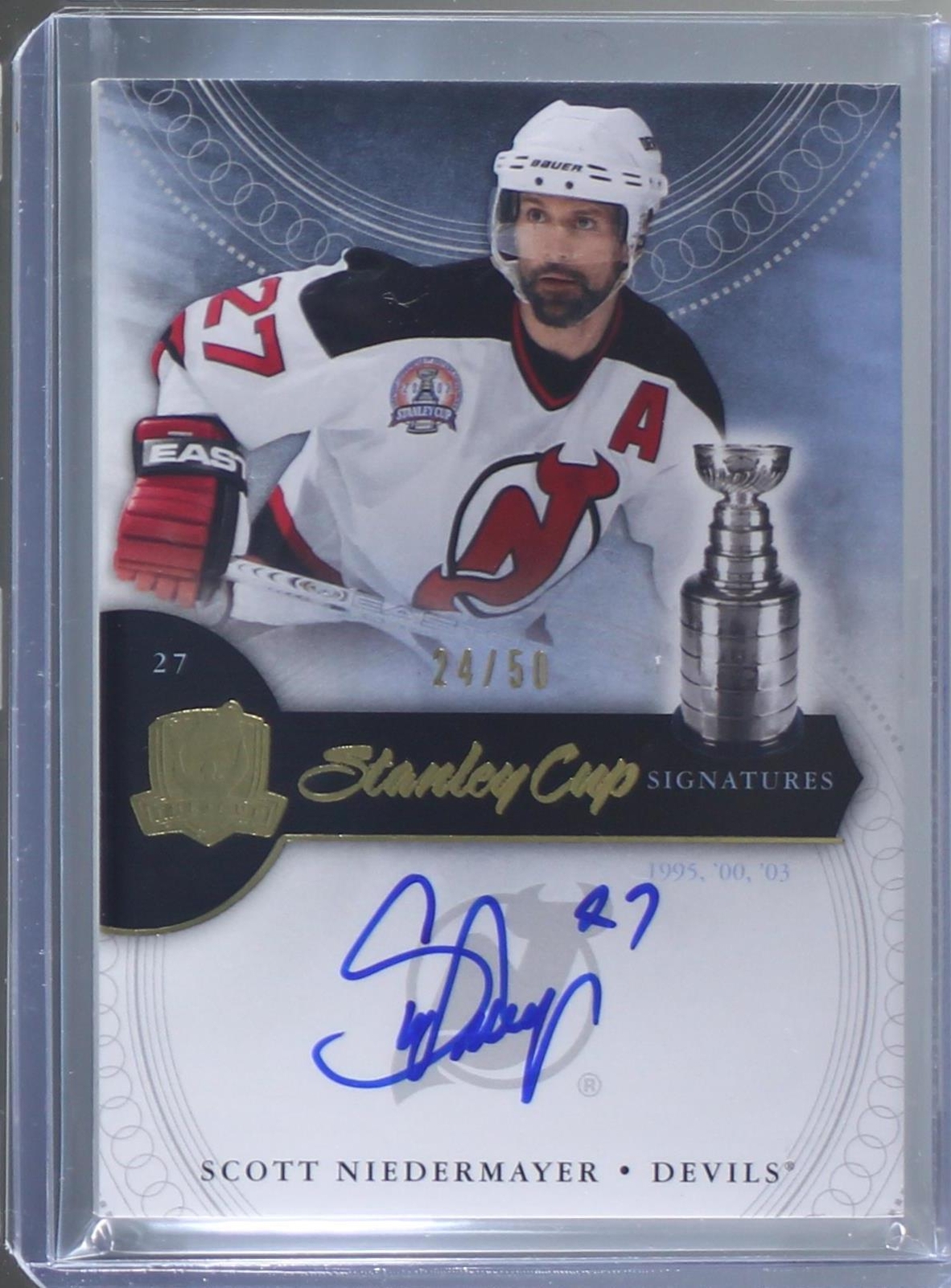 2011-12 Upper Deck The Cup - Stanley Cup Signatures #SCS-SN Scott ...