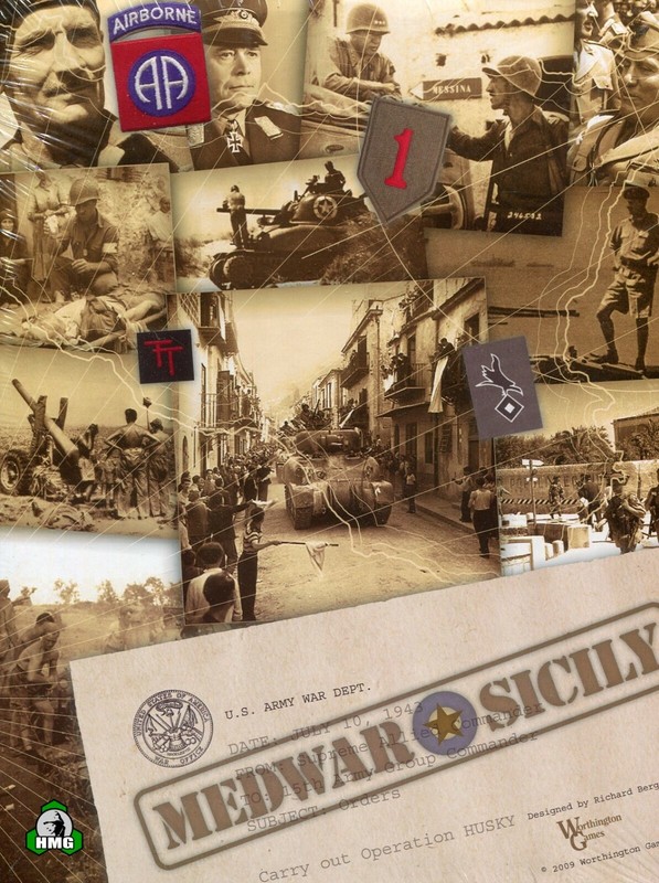 MedWar Sicily (2009) Board Game – Board Game Guys