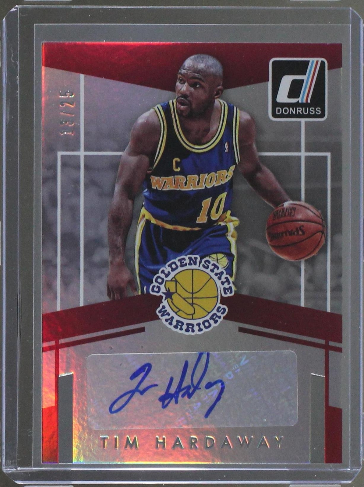 2016-17 Panini Donruss - Elite Signatures #47 Tim Hardaway /25 (AU) for ...