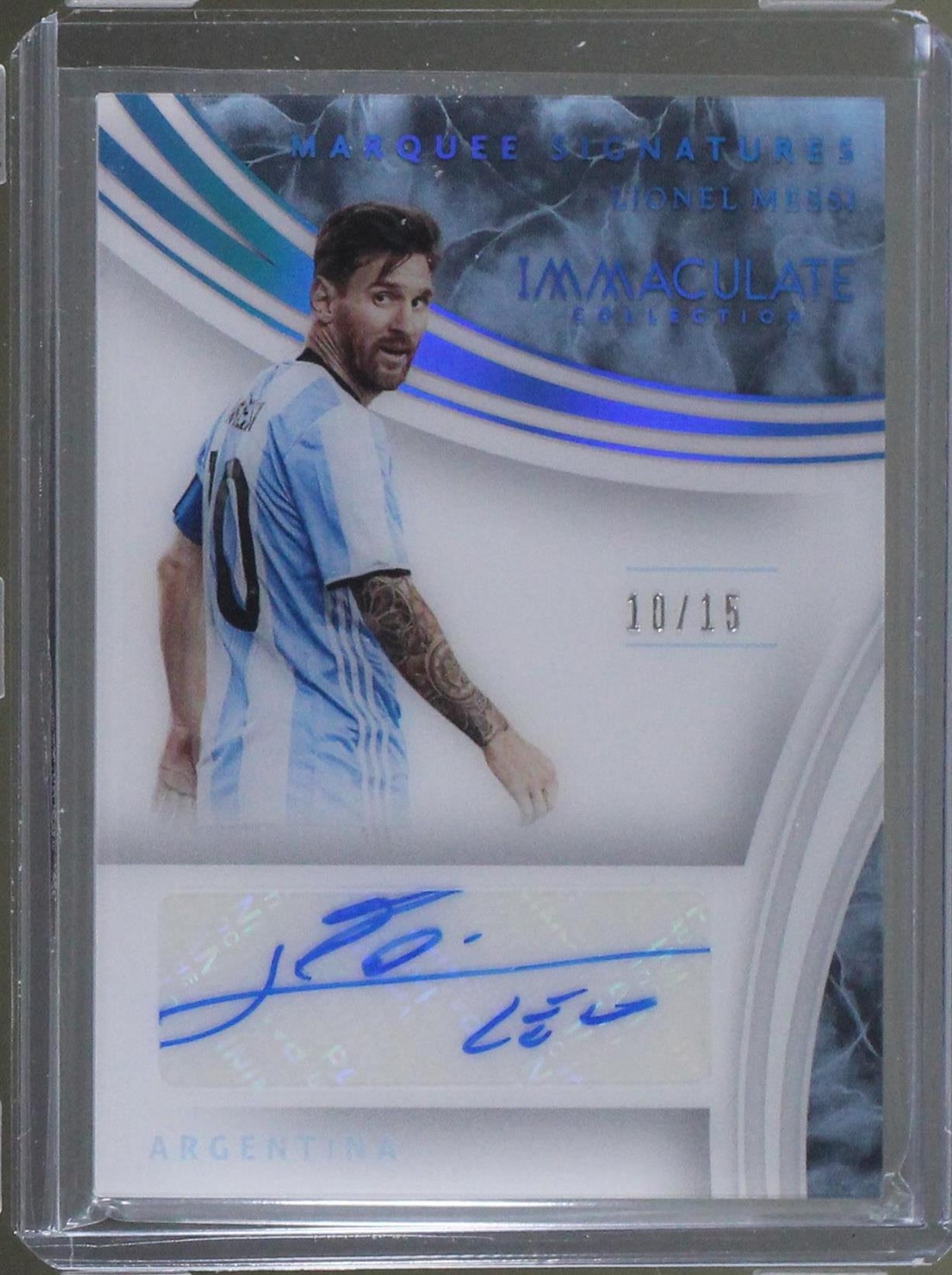 2017 Panini Immaculate Collection - Marquee Signatures Sapphire #MS-LM ...