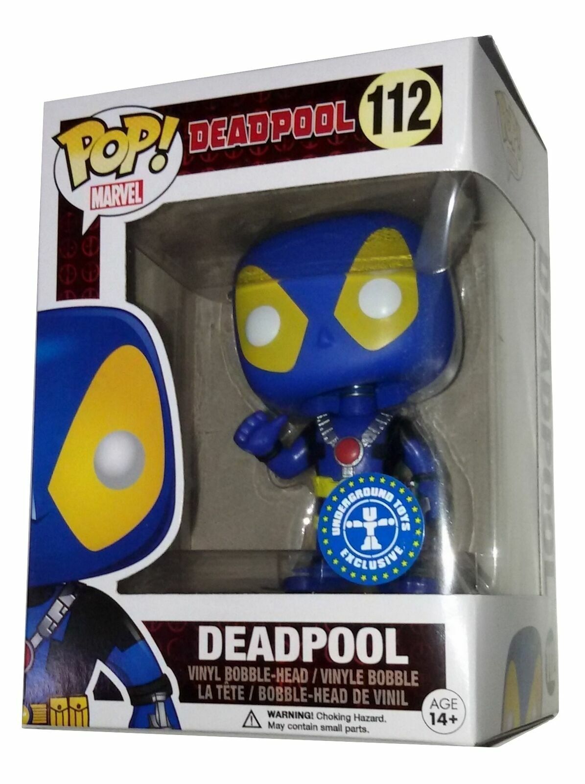 Funko 7488 Pop Marvel Deadpool Vinyl Figure - Blue for sale online ...