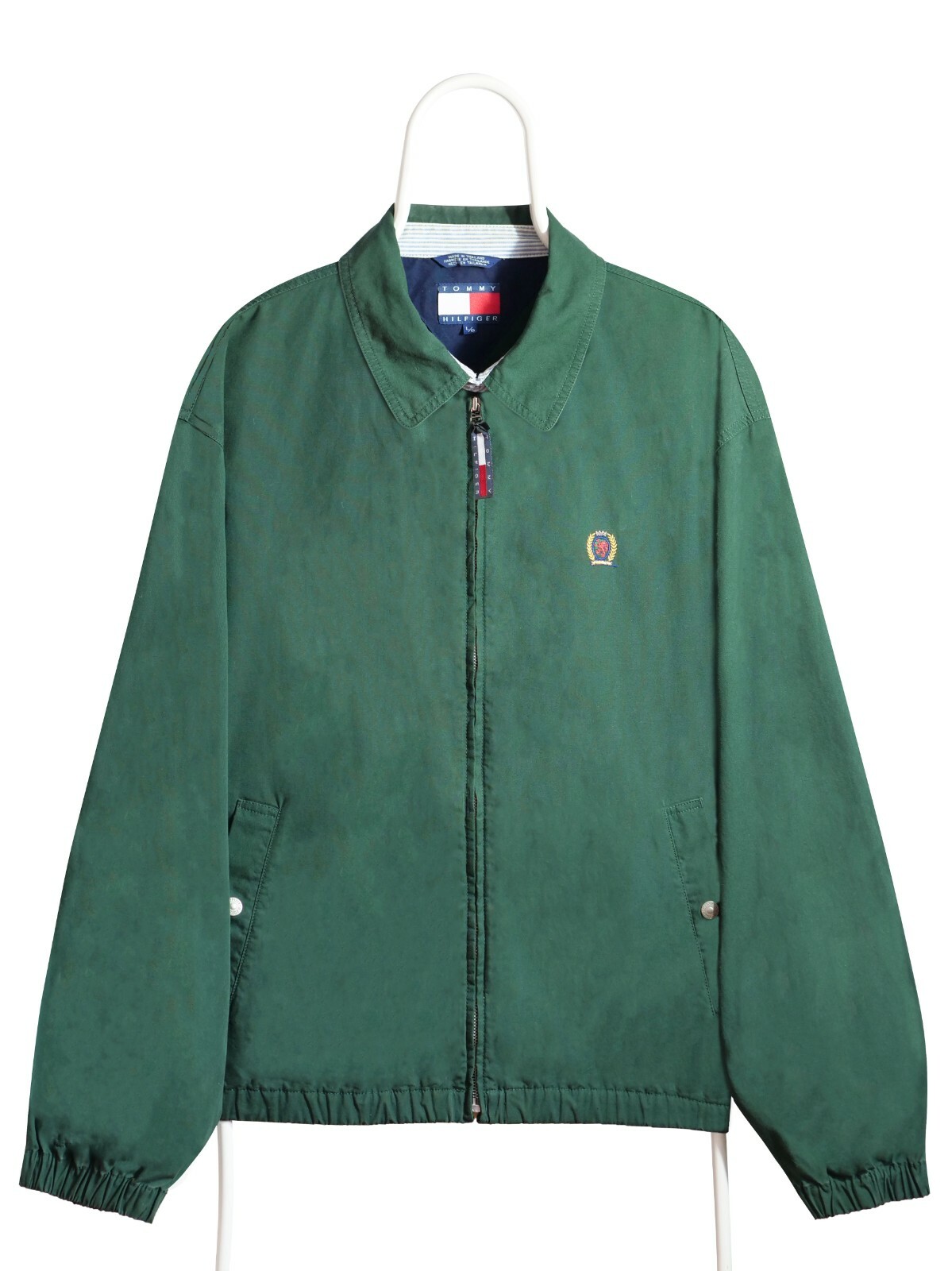 Vintage green tommy hilfiger jacket store
