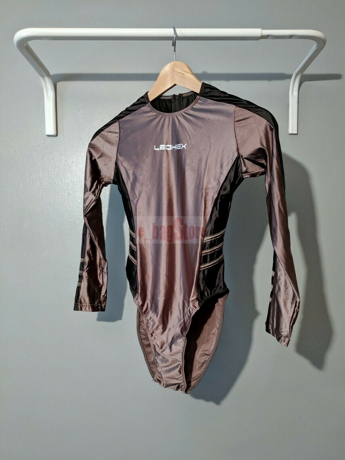 Leohex Frauen Sexy Bademode Satin Glänzend Ganzkörperanzug High Cut One