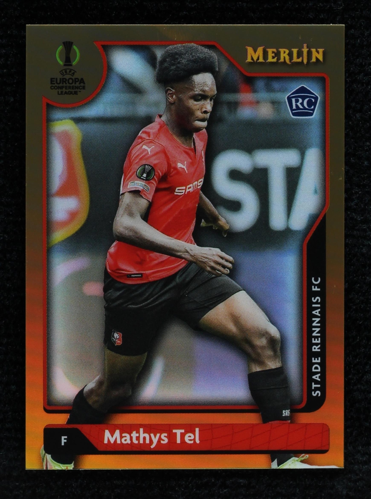 2021-22 Topps Merlin Collection Chrome UCL - Gold Refractor #22 Mathys ...