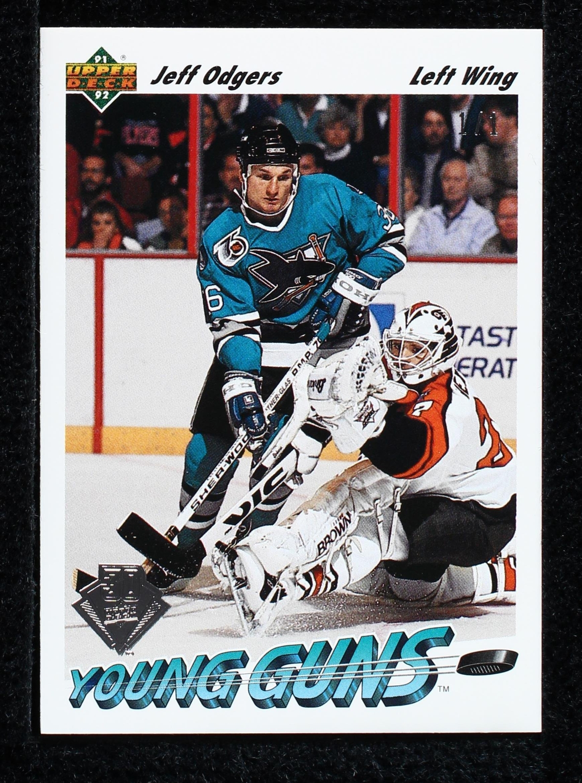 2019-20 Upper Deck - 1991-92 Upper Deck Buybacks #597 Jeff Odgers /1 ...