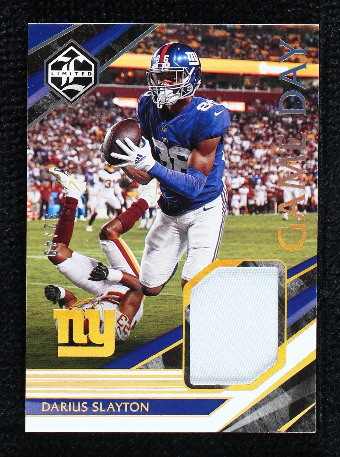 2021 Panini Limited - Game Day Swatches Spotlight Gold #GD-DS Darius ...