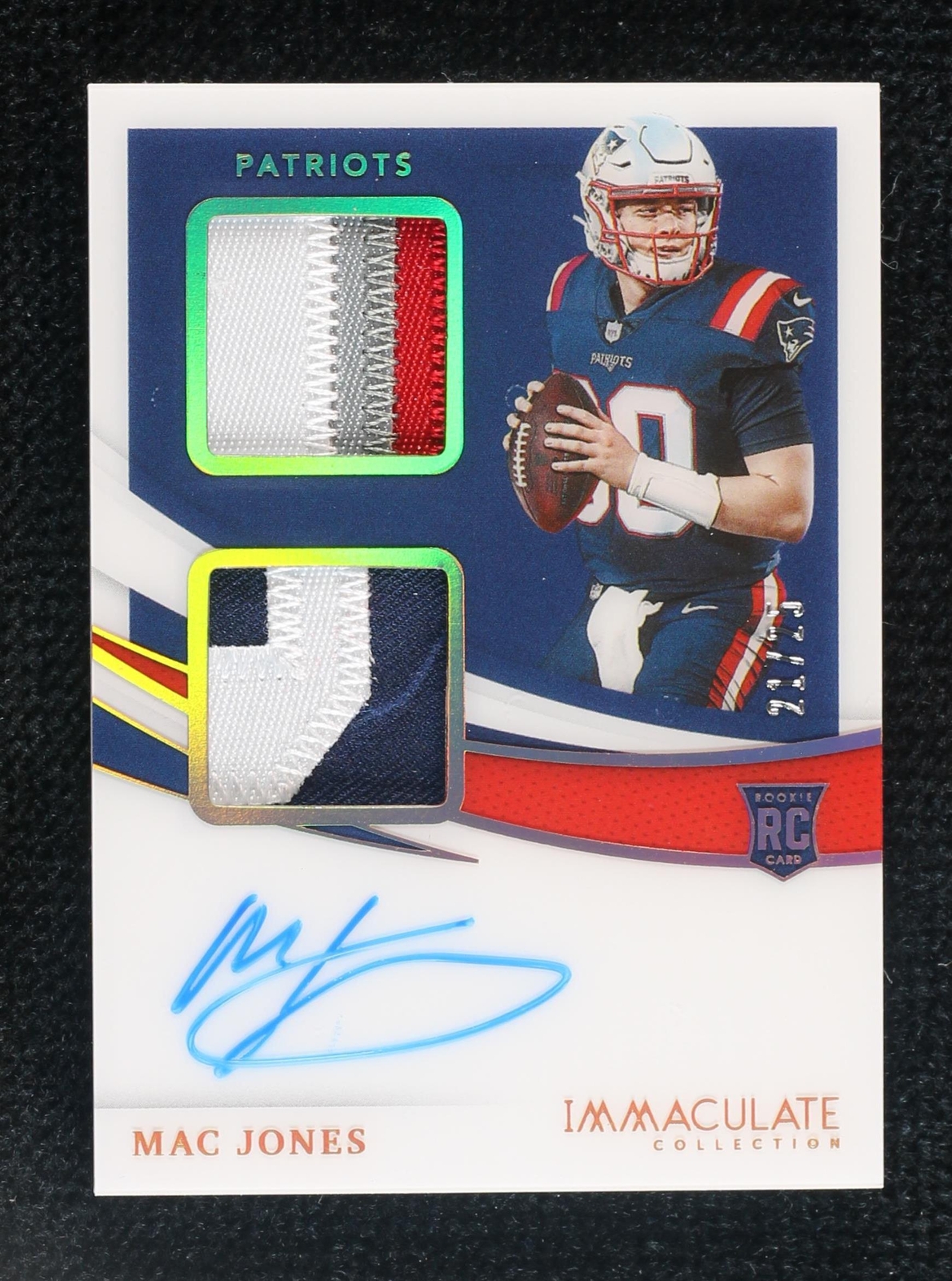 2021 Panini Immaculate Collection - Immaculate Signature Patches Rookie ...