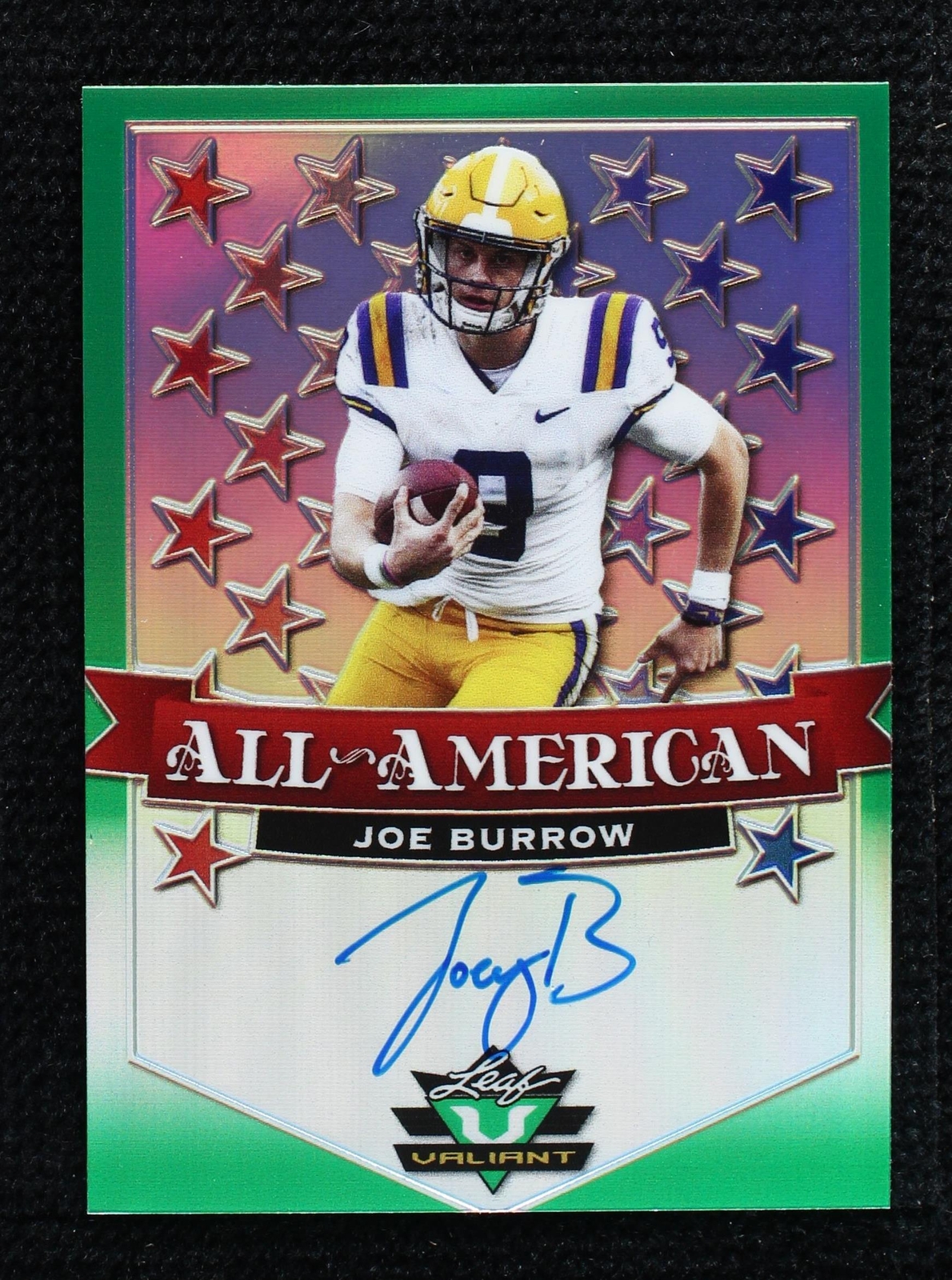 2020 Leaf Valiant - All-American #AA-JB1 Joe Burrow /75 (AU, RC) for ...