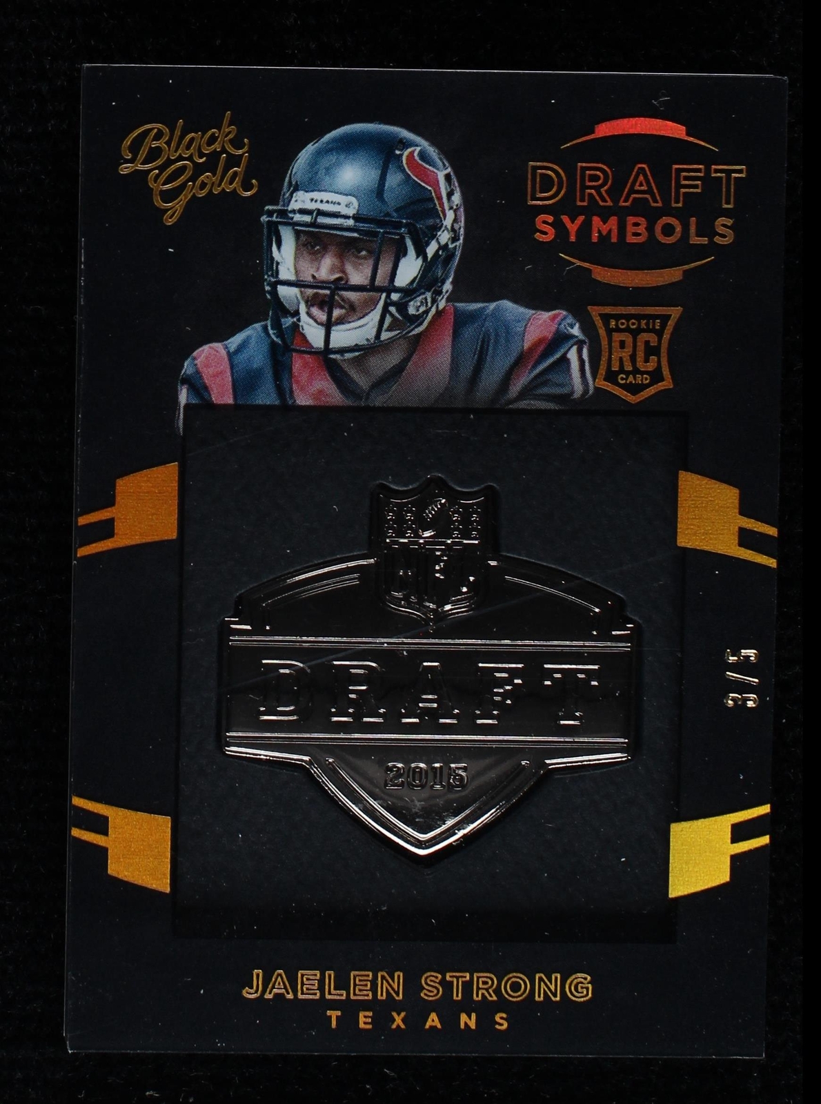 2015 Panini Black Gold - Draft Symbols Black Gold #DRFT-27 Jaelen ...