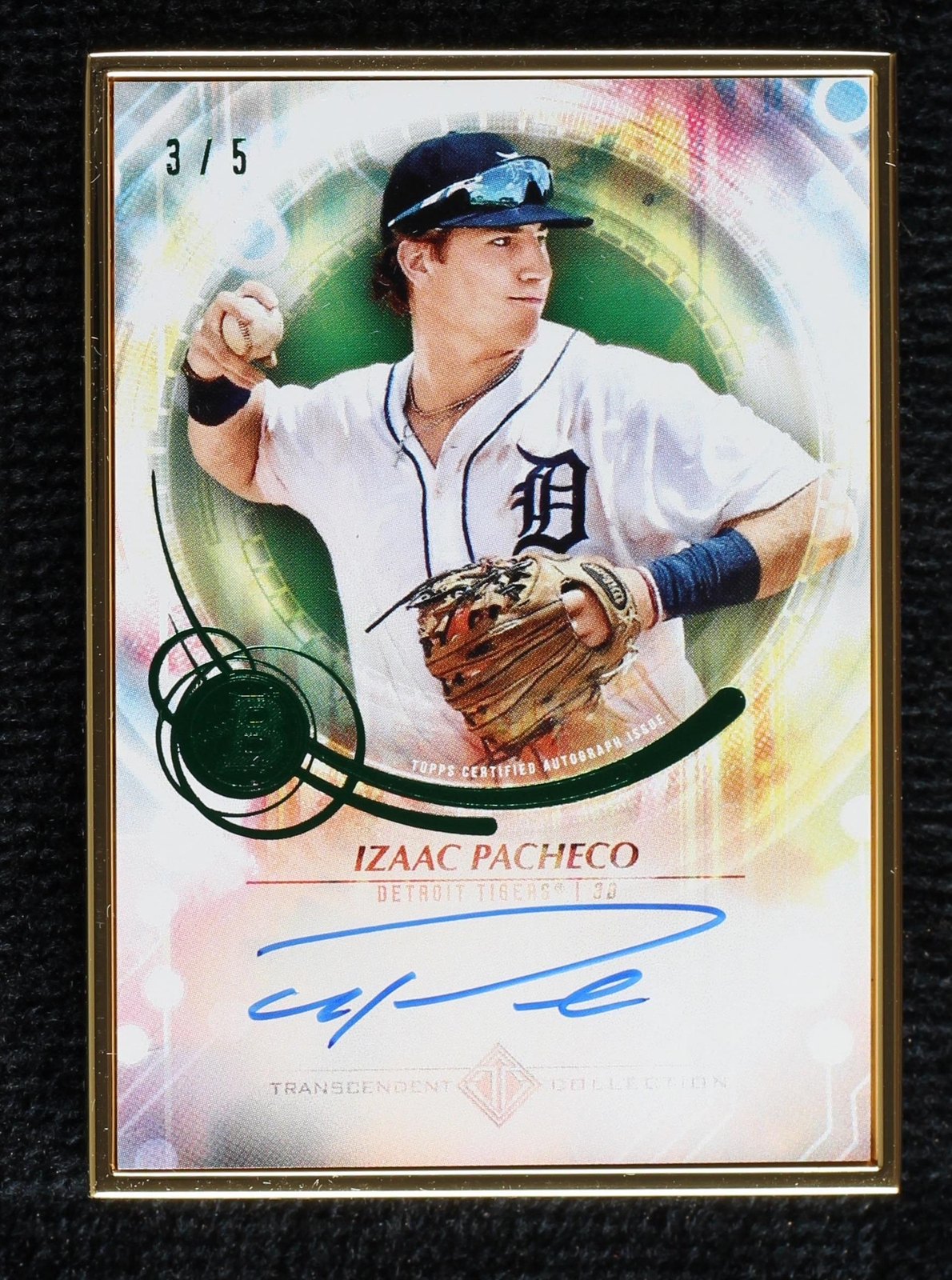 2022 Bowman Transcendent Collection - Autographs Emerald #TCA-IP Izaac ...