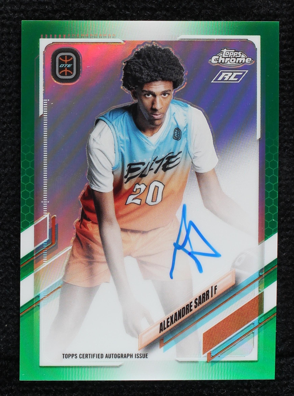 2021-22 Topps Chrome OTE Overtime Elite - Chrome Autographs Green ...