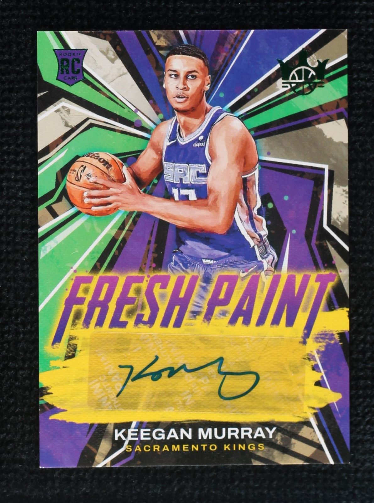 2022-23 Panini Court Kings - Fresh Paint Jade #FP-KMS Keegan Murray (AU ...