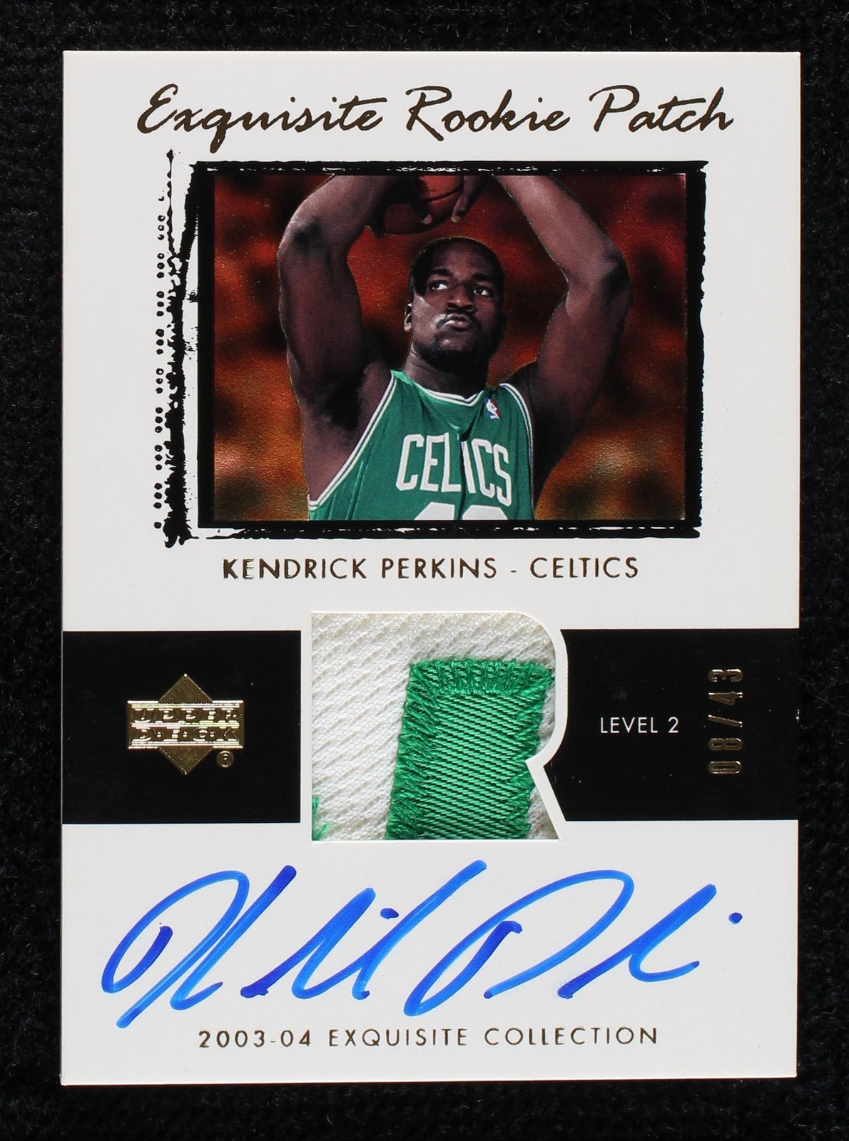 2003-04 Upper Deck Exquisite Collection - Exquisite Rookie Patch Auto ...