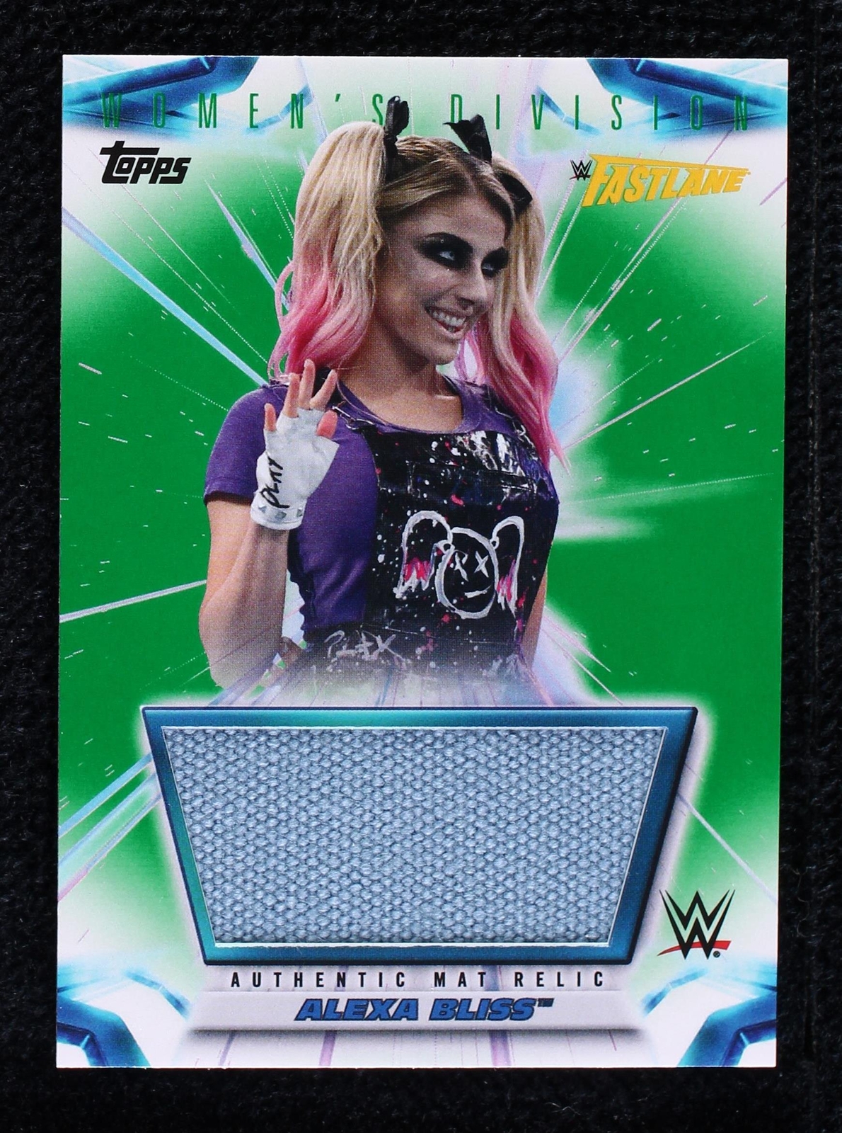 2021 Topps WWE Women's Division - Mat Relics Fastlane Green #MR-ALE ...