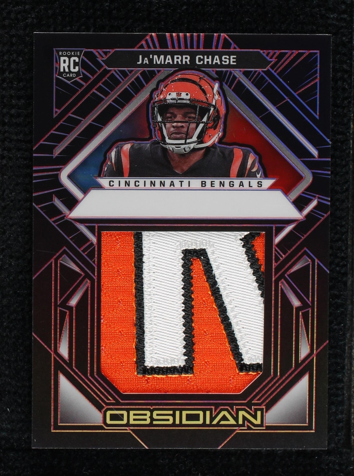 2021 Panini Obsidian - Volcanic Material Electric Etch Red #VM-JC Ja ...