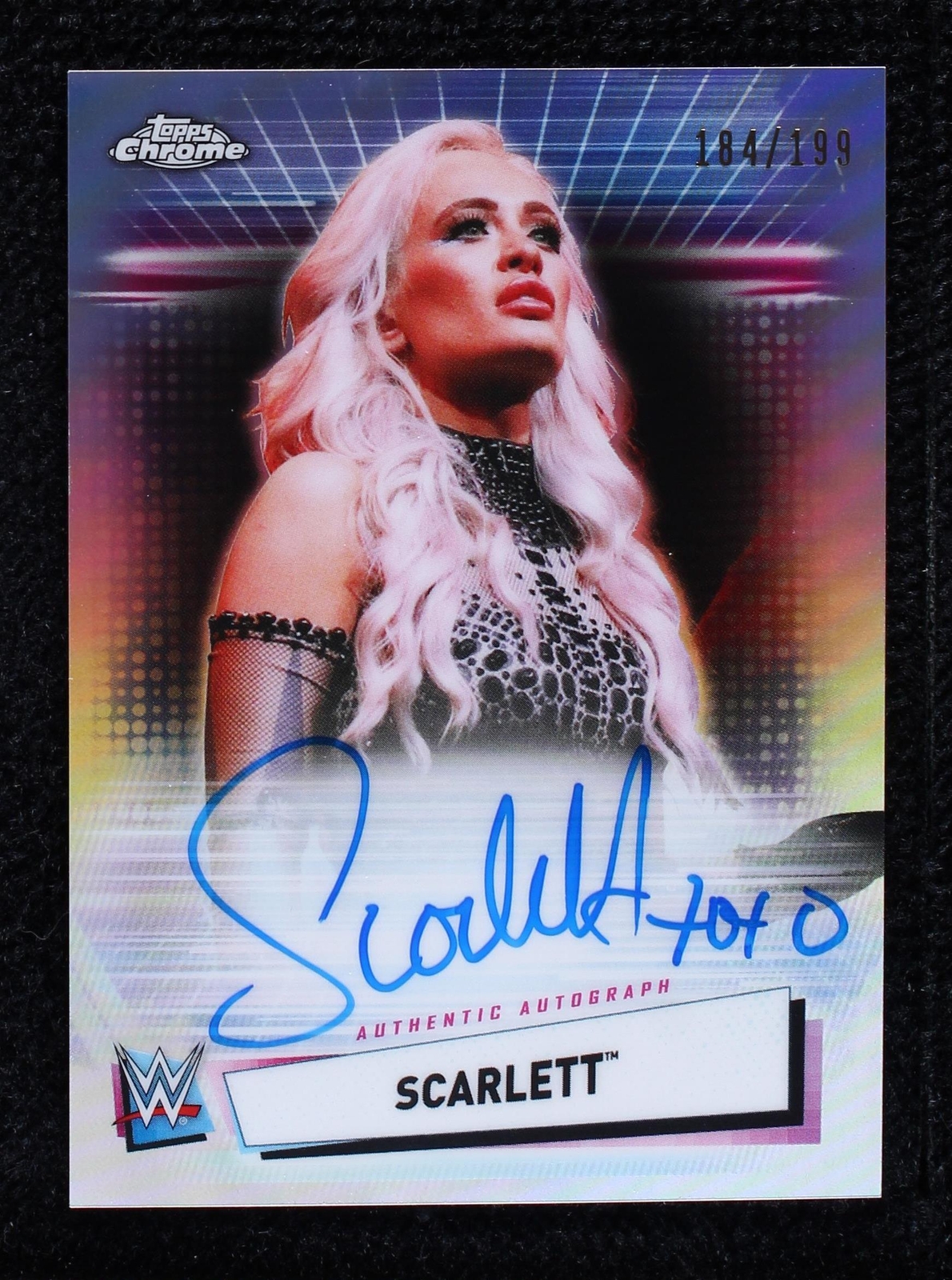 2021 Topps Chrome WWE - Autographs #A-SC Scarlett /199 (AU) for sale ...