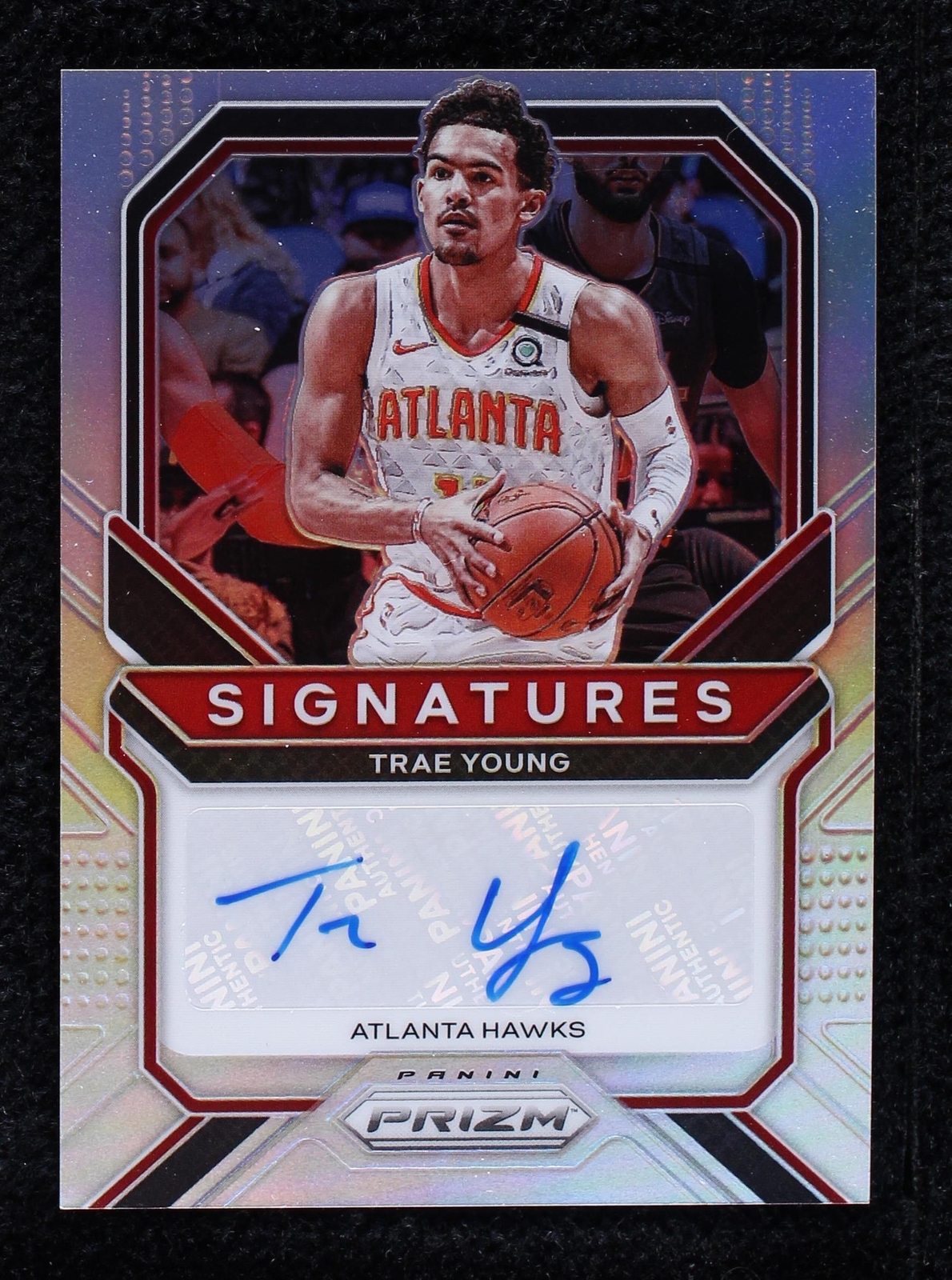 2020-21 Panini Prizm - Signatures Silver Prizm #SI-TRA Trae Young (AU ...