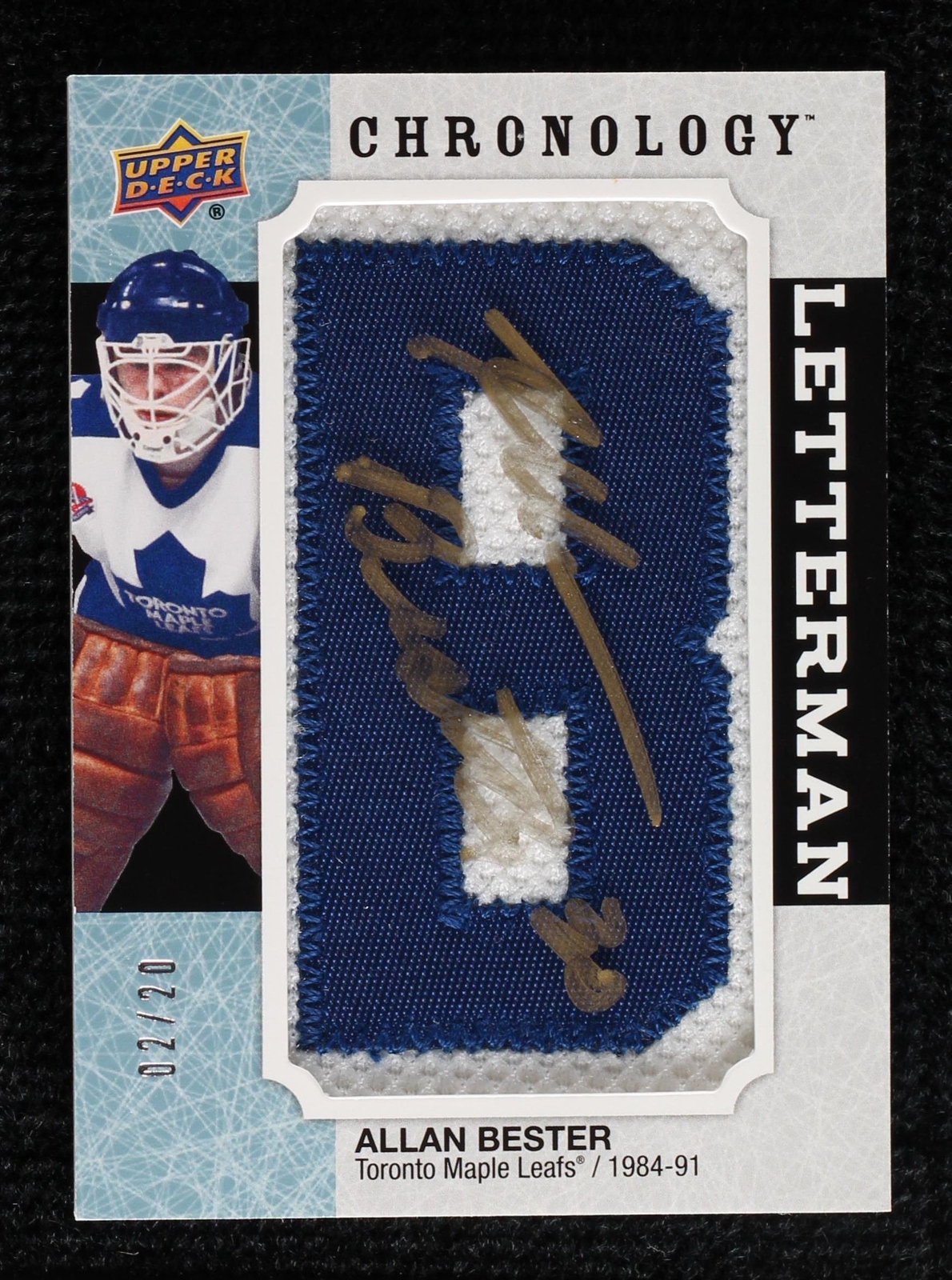 2018-19 Upper Deck Chronology - Letterman Patches Letter Relics 2019-20 ...