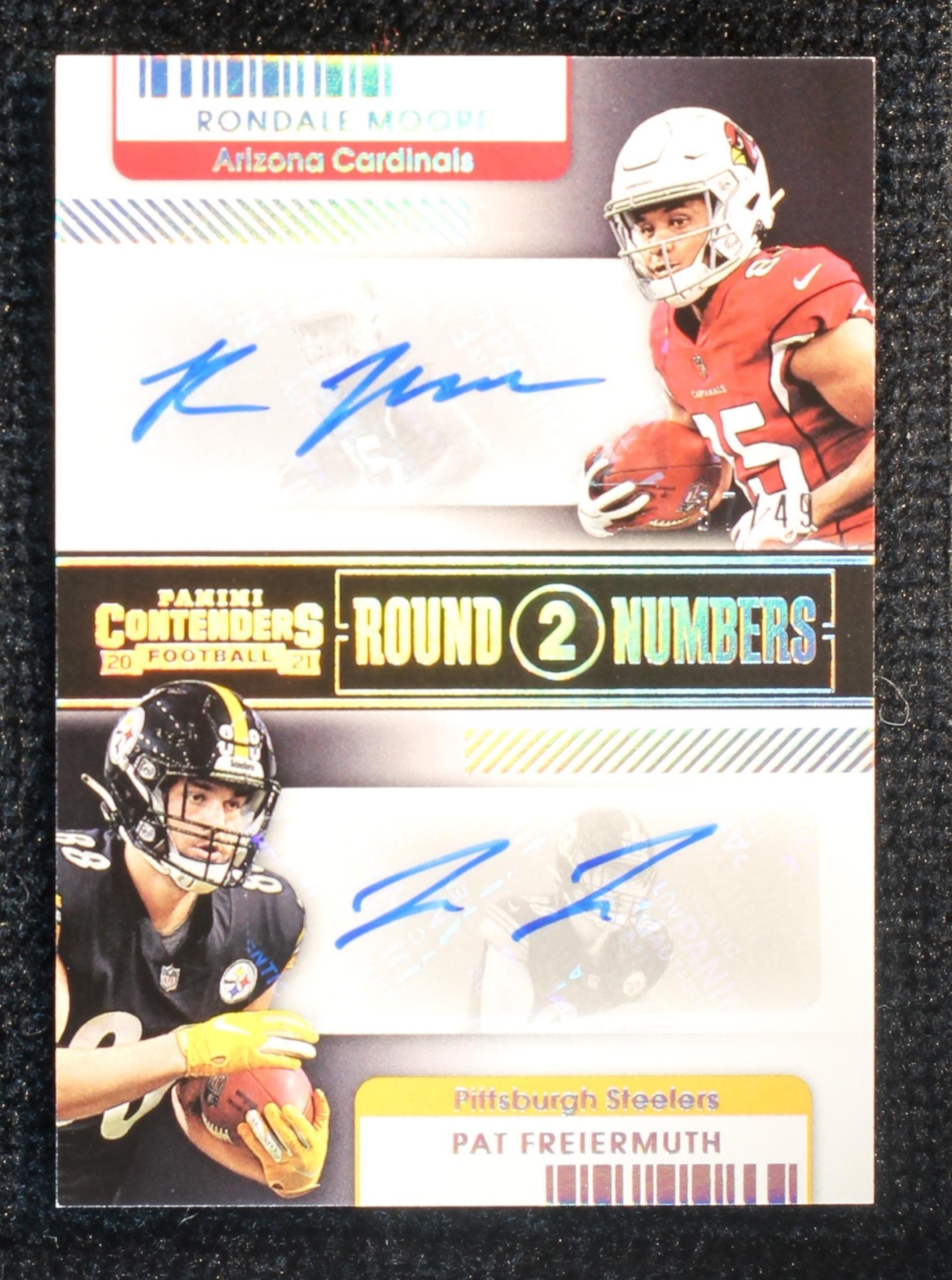 2021 Panini Contenders - Round Numbers Dual Autographs #RN-RMO Rondale ...