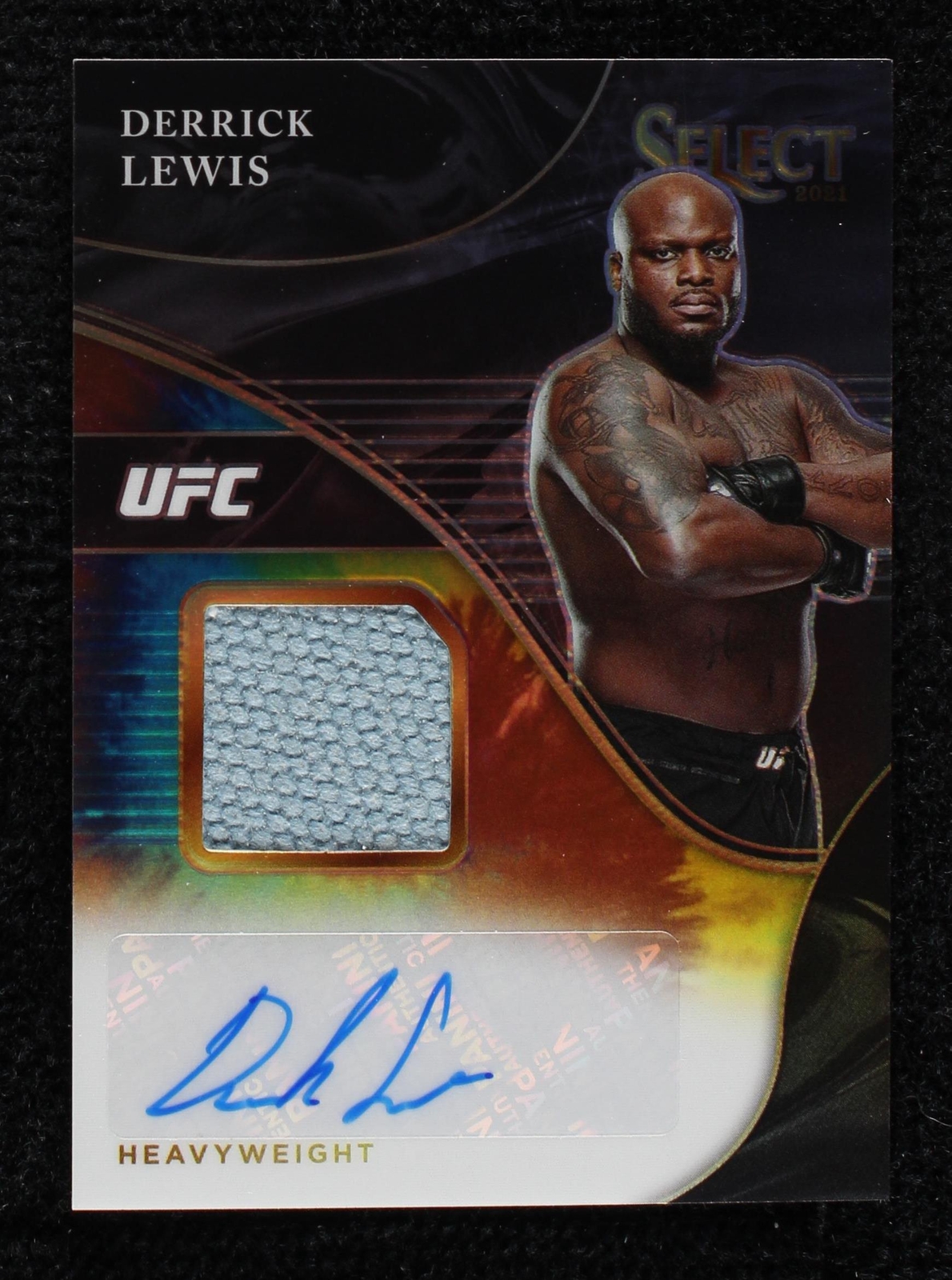 2021 Panini Select UFC - Autographed Memorabilia Tie-Dye Prizm #AM-DLW ...
