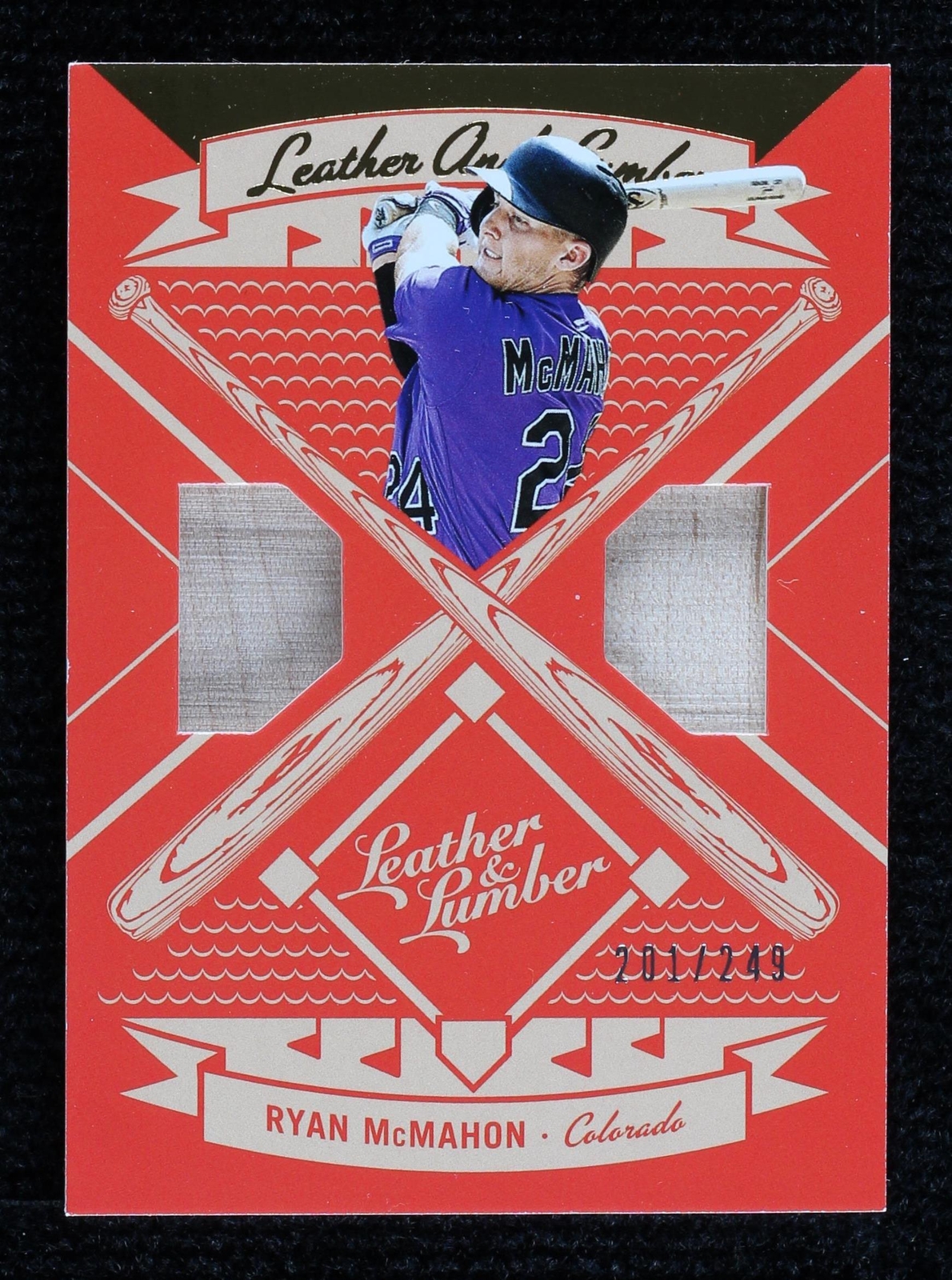 2019 Panini Leather & Lumber - Leather and Lumber Dual Bats #LLD-RM ...