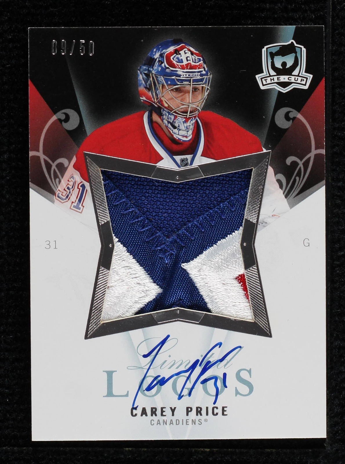 2007-08 Upper Deck The Cup - Limited Logos Autographs #LL-CY Carey ...