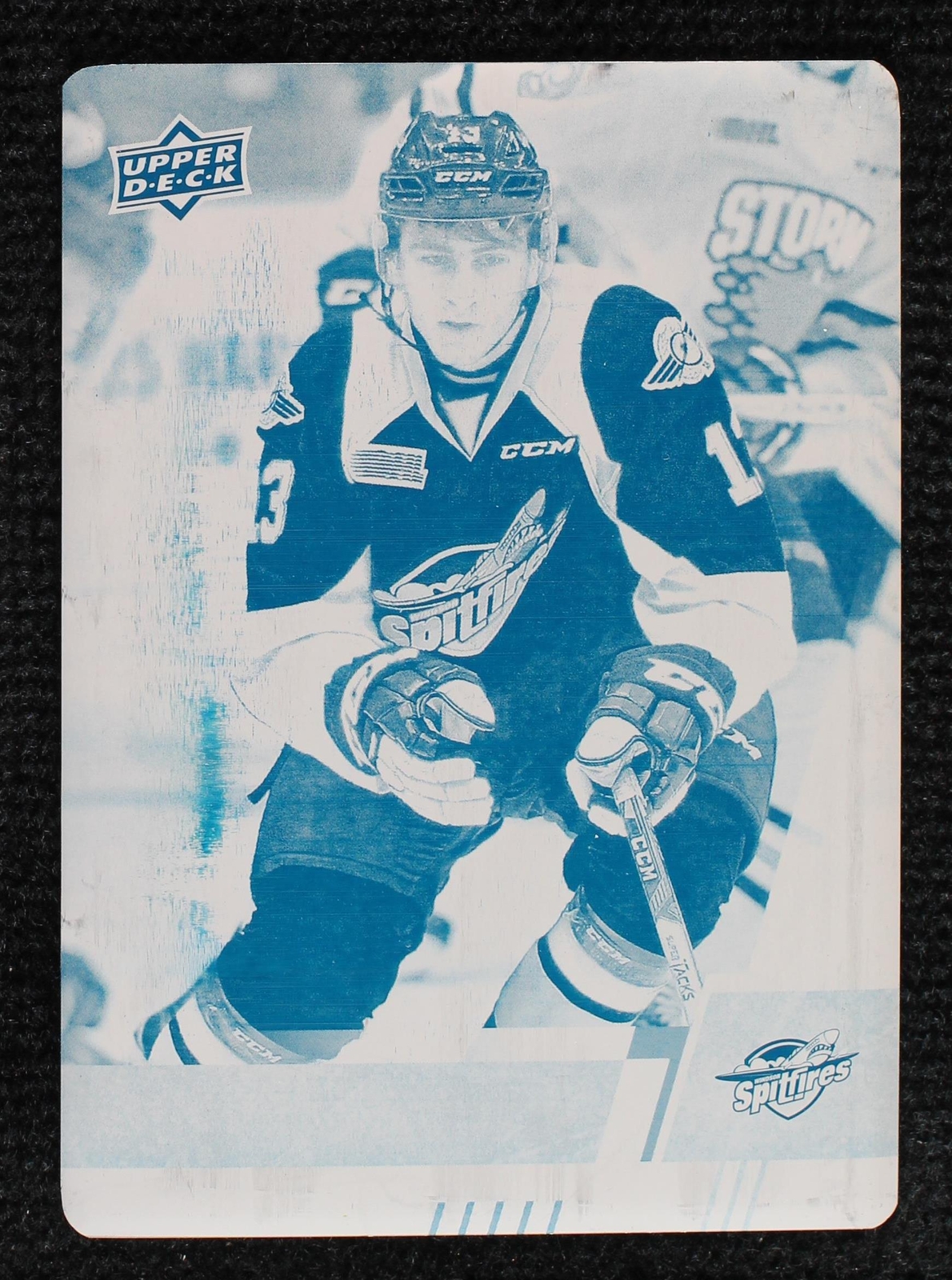 2017-18 Upper Deck CHL - Printing Plate Cyan #178 Gabe Vilardi /1 (RC) for sale online | eBay