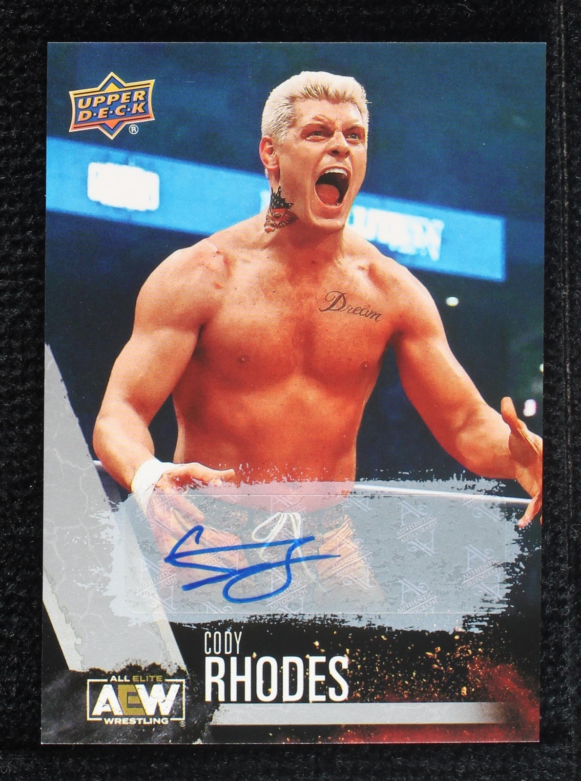 2021 Upper Deck AEW All Elite Wrestling - Autographs #1 Cody Rhodes (AU ...