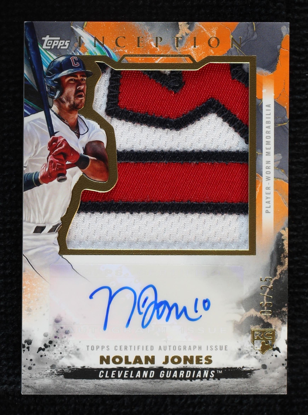 2023 Topps Inception - Inception Autograph Jumbo Patch Orange #IAJP-NJ ...