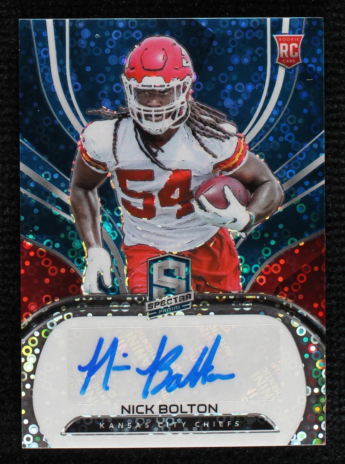 2021 Panini Spectra - Rookie Autographs Neon Blue Prizm #270 Nick ...