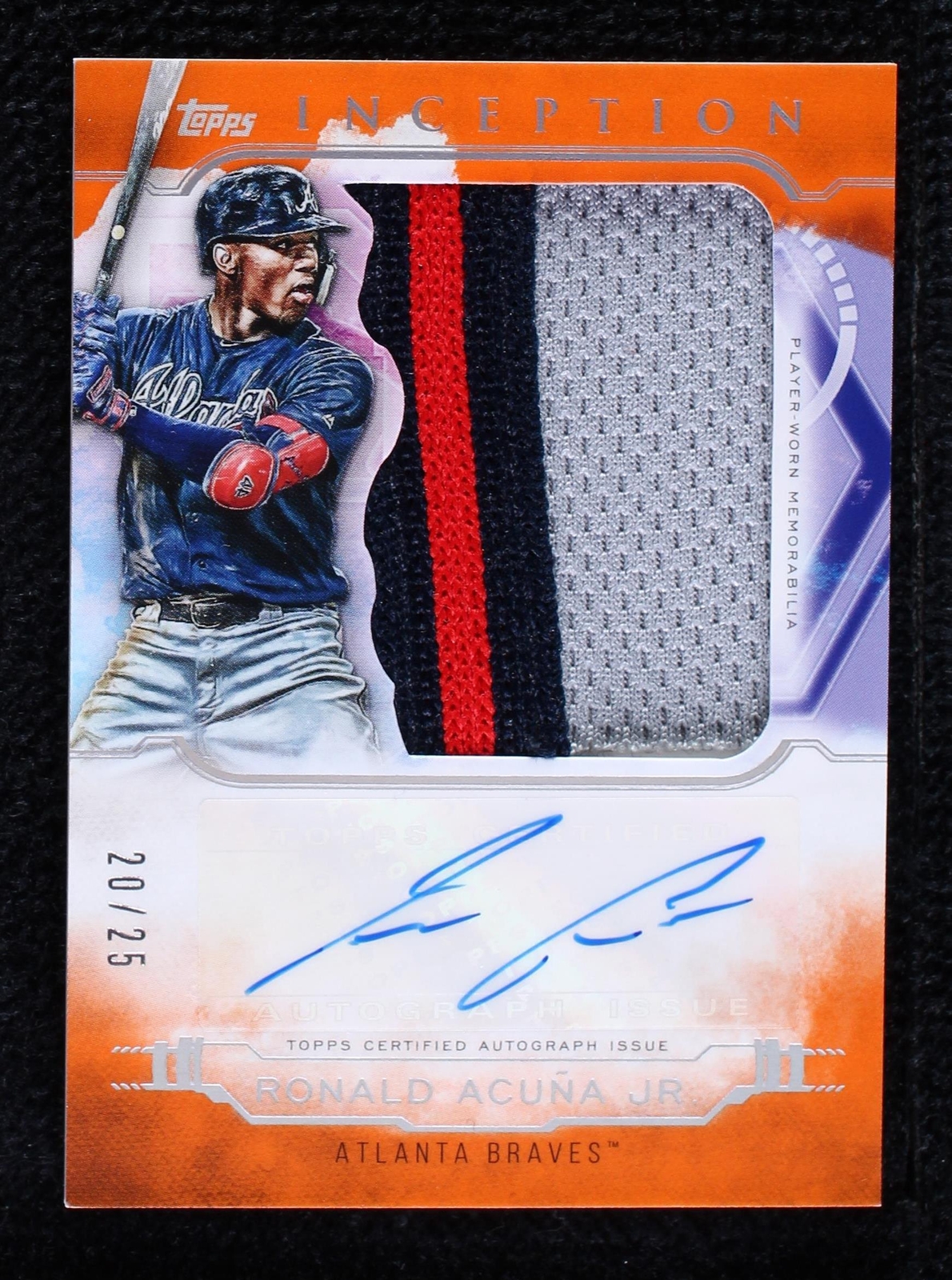 2019 Topps Inception - Inception Autograph Jumbo Patch Orange #IAJ-RAJ ...