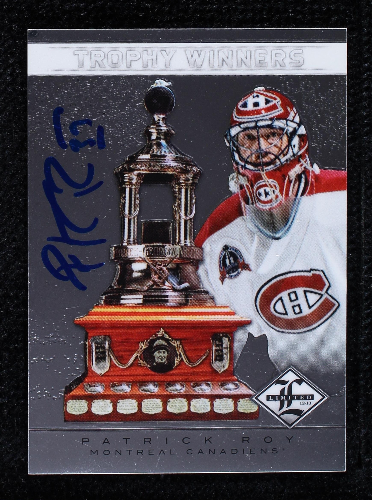 2012-13 Panini Limited - Trophy Winners Signatures #TW-15 Patrick Roy ...
