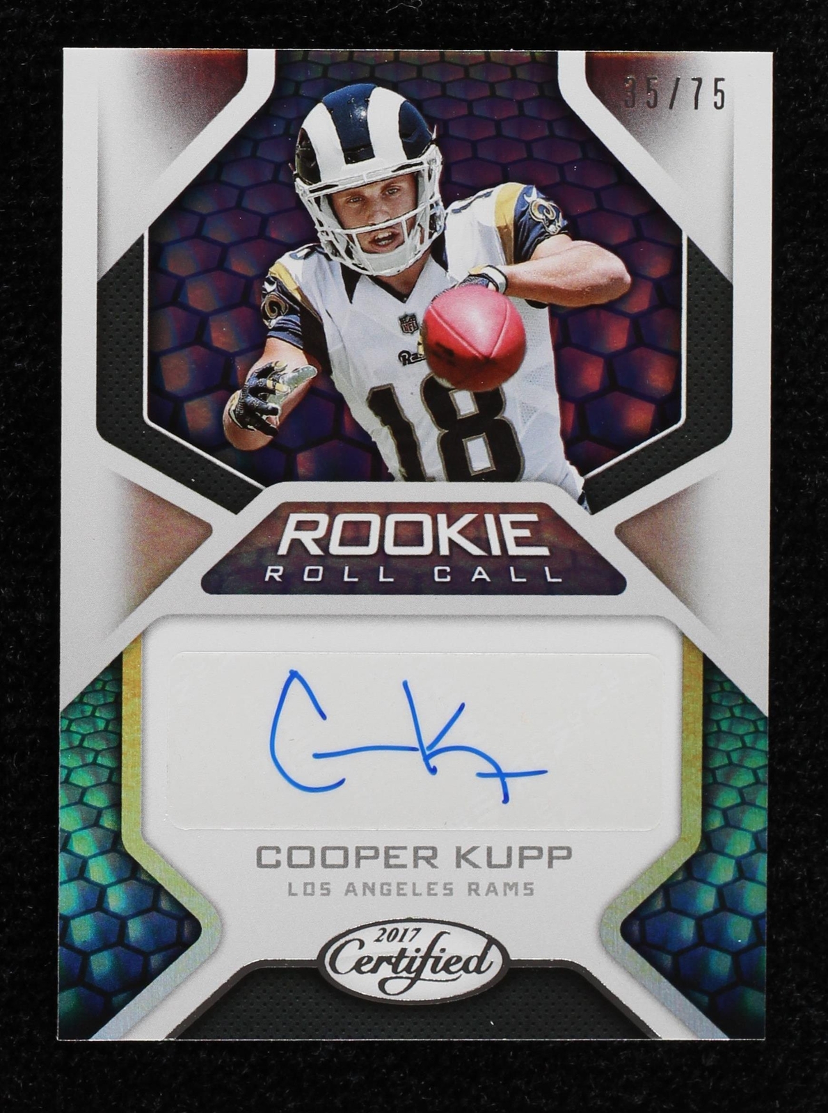 2017 Panini Certified - Rookie Roll Call Signatures #14 Cooper Kupp /75 ...
