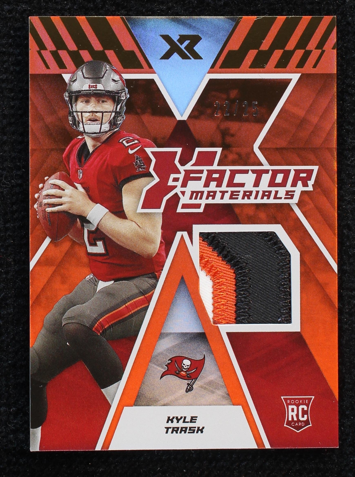 2021 Panini XR - X-Factor Materials Orange #XFM-KTR Kyle Trask /25 (MEM ...