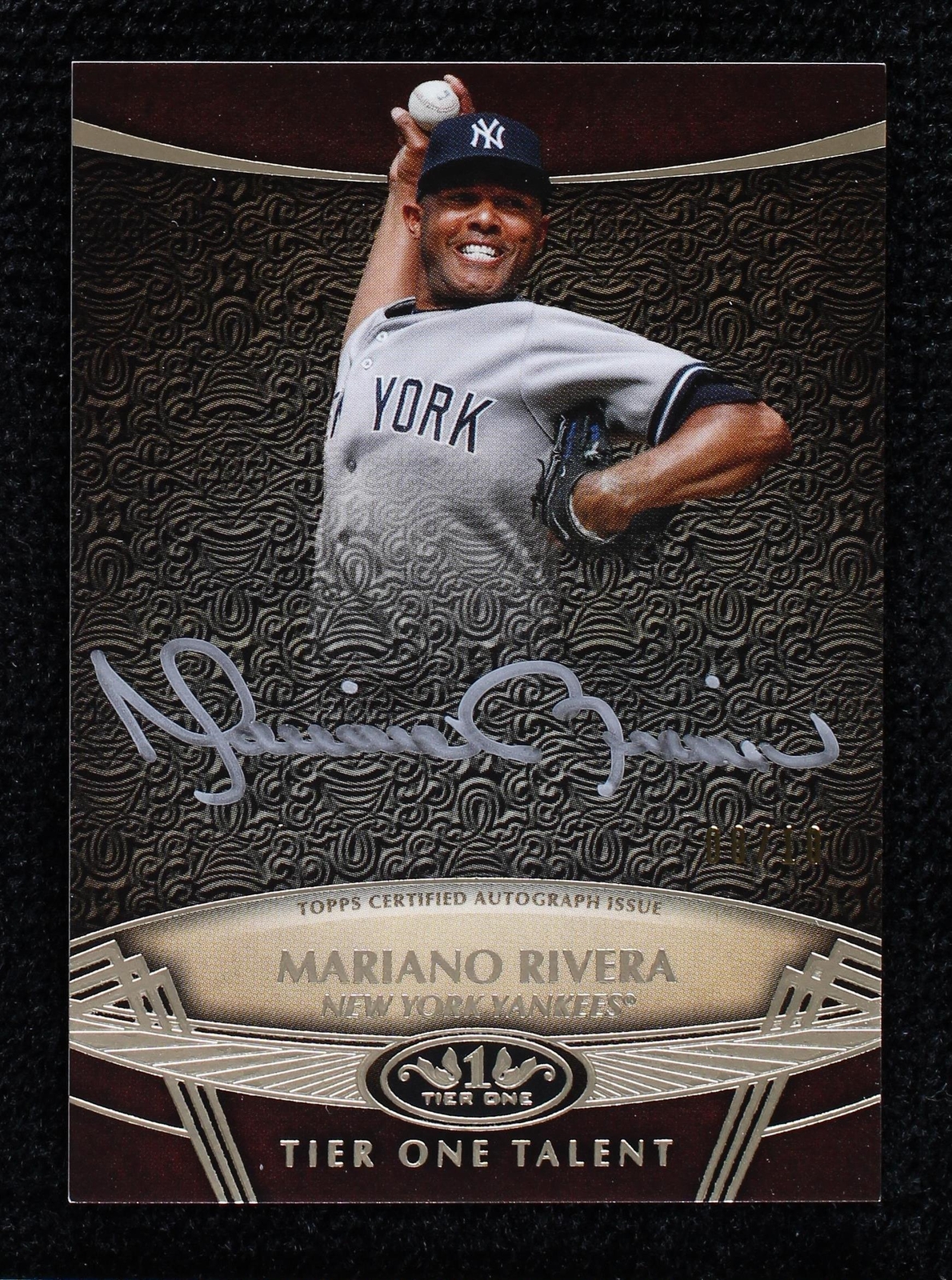 2019 Topps Tier One - Tier One Talent Autographs Silver Ink #TTA-MR Mariano Rivera /10 (AU) for ...