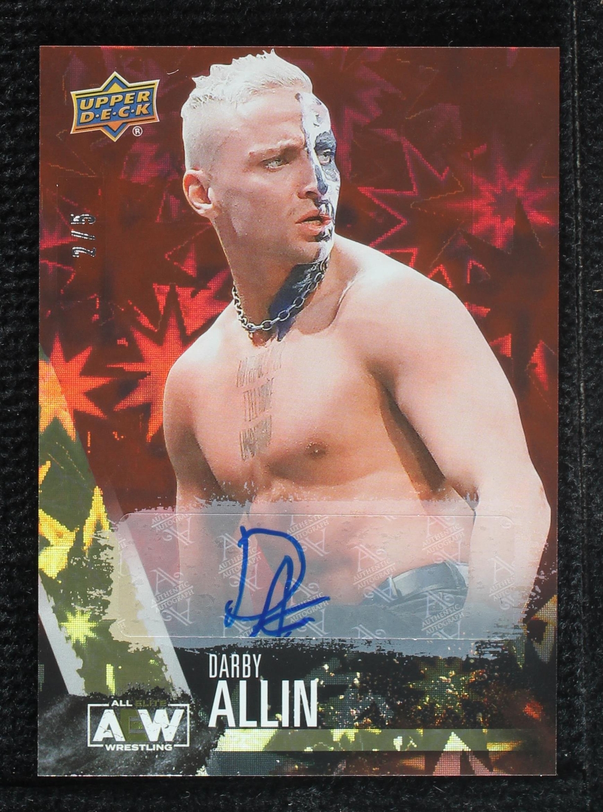 2021 Upper Deck AEW All Elite Wrestling - Dynamite Autographs #33 Darby Allin /5 (AU, RC) for ...
