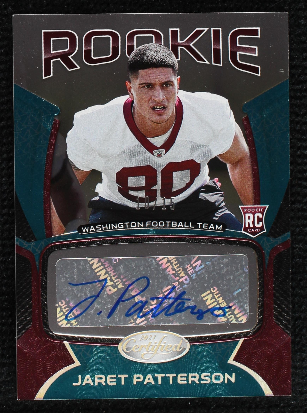 2021 Panini Certified - Rookie Signatures Mirror Etch Teal #RS-JAP ...