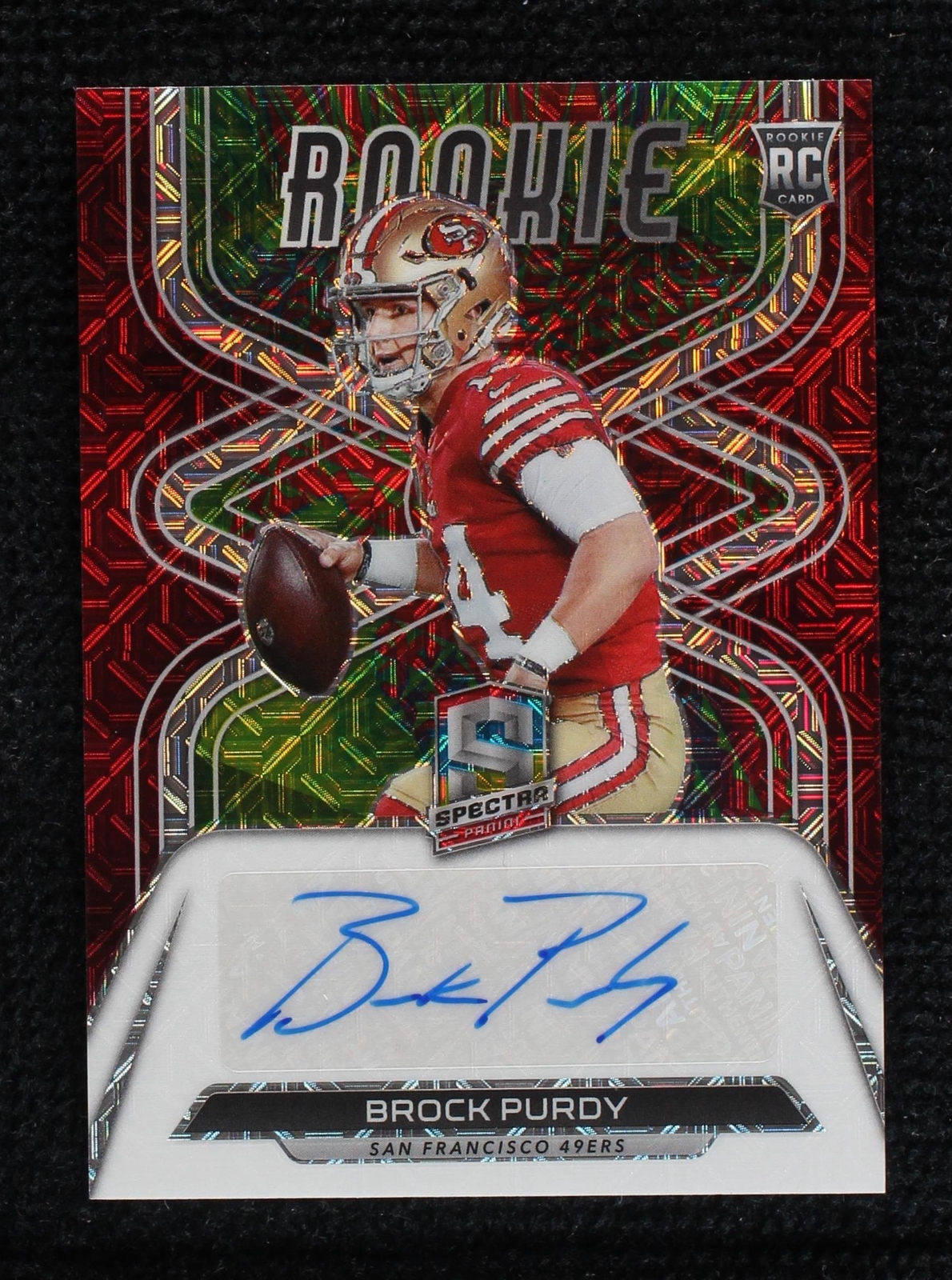 2022 Panini Spectra - Rookie Autographs Meta Prizm #40 Brock Purdy /25 ...