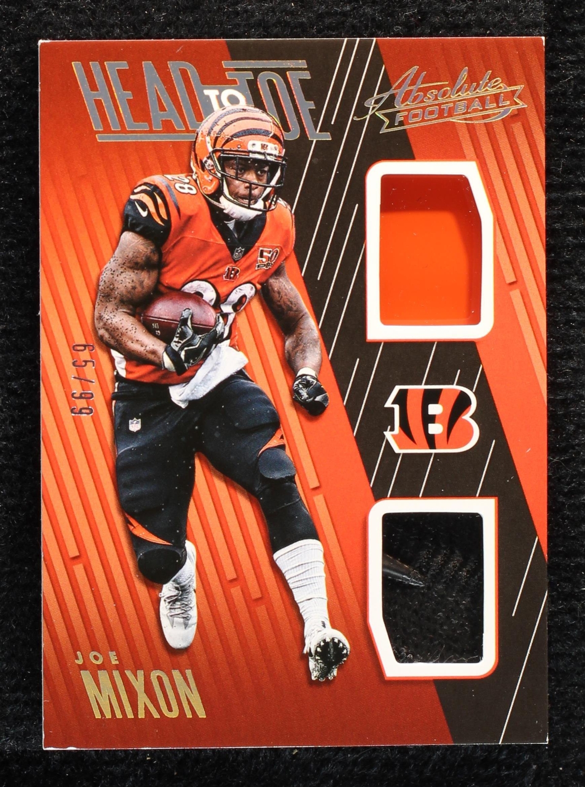 2018 Panini Absolute - Head to Toe #HT-JM Joe Mixon /99 (MEM) for sale ...