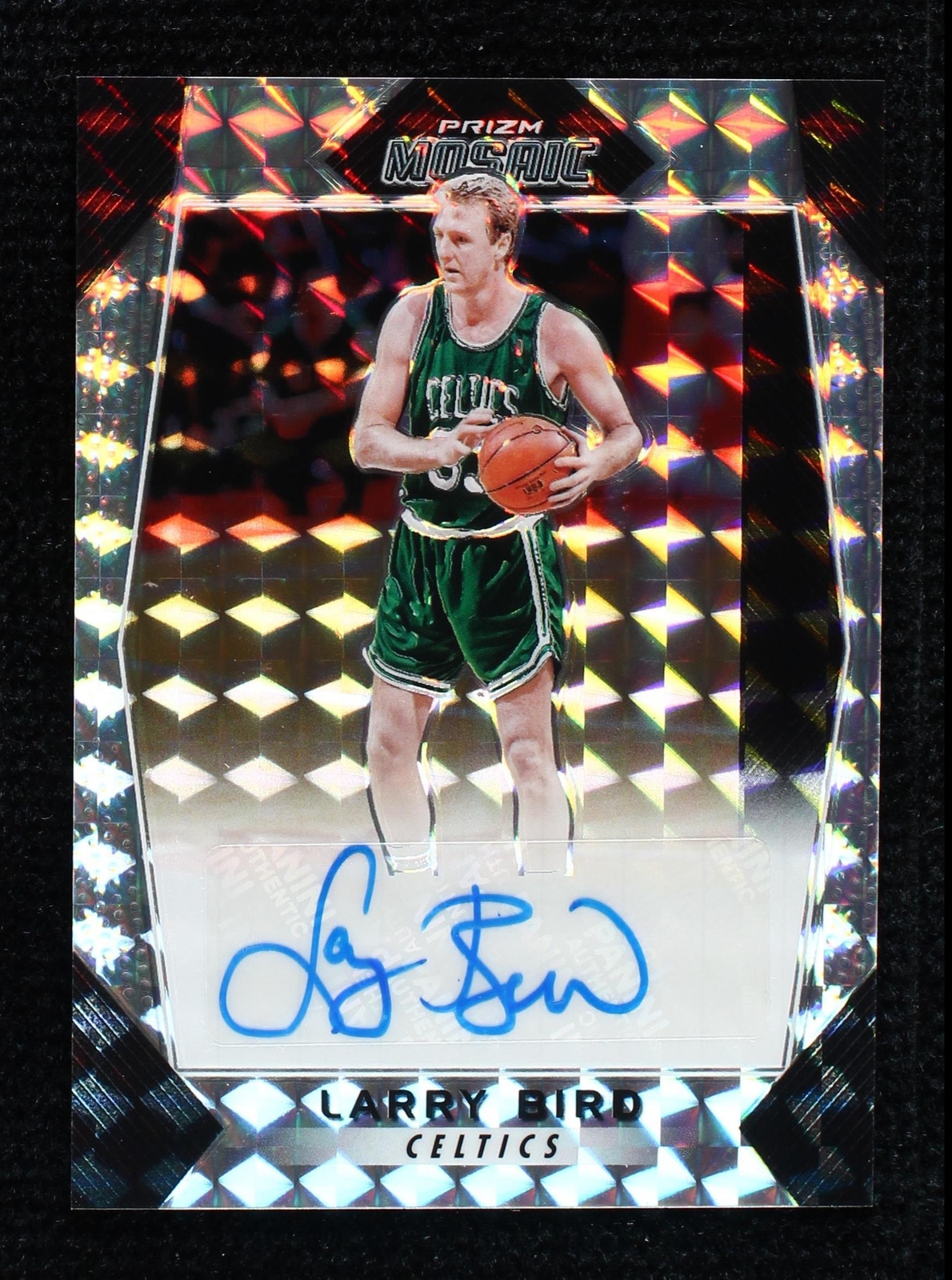2017-18 Panini Prizm Mosaic - Autographs #A-LBD Larry Bird /99 (AU) for ...