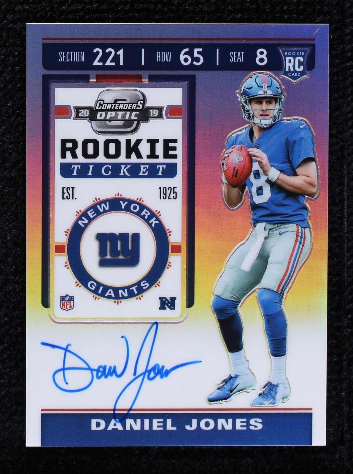 2019 Panini Contenders Optic - Holo Prizm Rookie Ticket RPS Autographs ...