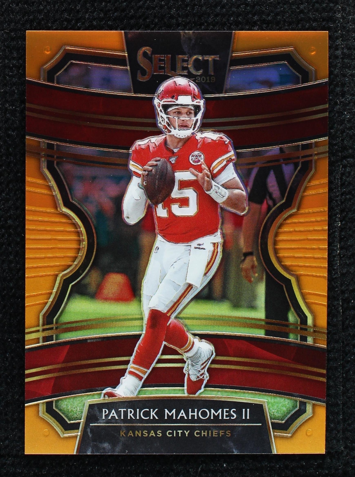 2019 Panini Select - Concourse Orange Prizm #7 Patrick Mahomes II /49 ...