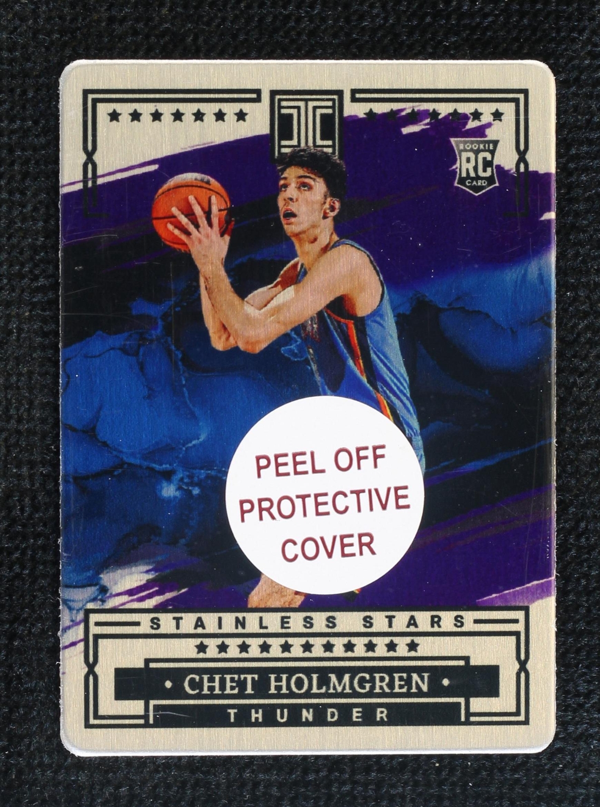 2022-23 Panini Impeccable - Stainless Stars Purple #19 Chet Holmgren ...