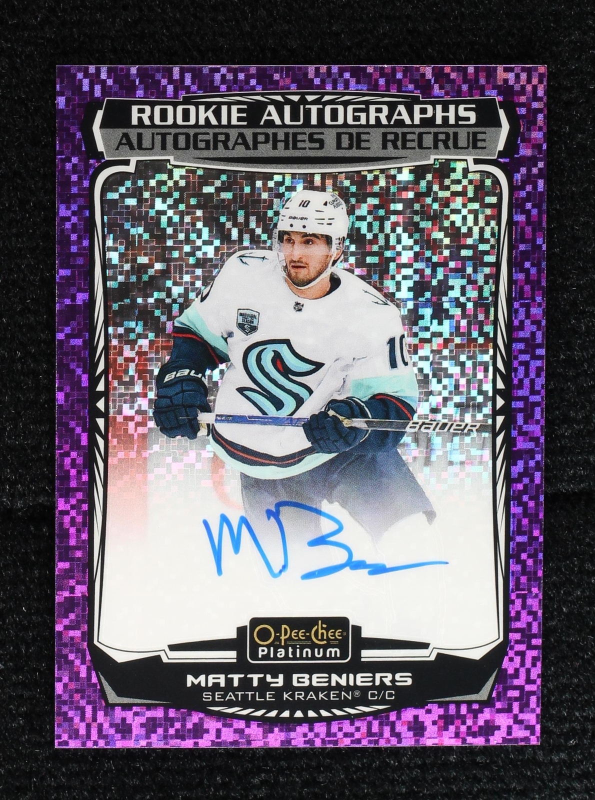 2022-23 O-Pee-Chee Platinum - Rookie Autographs Violet Pixels #R-BM ...