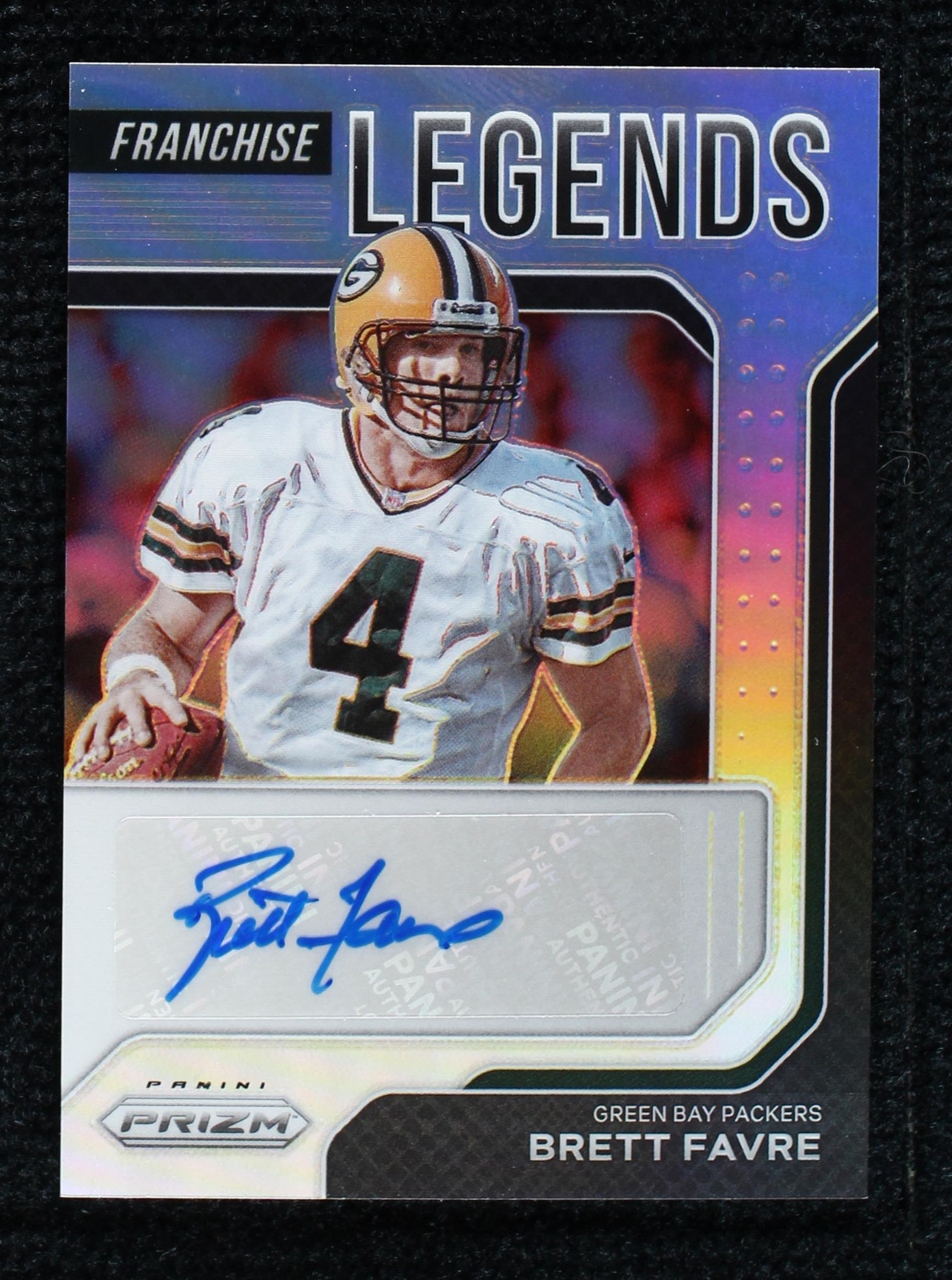 2021 Panini Prizm - Franchise Legends Signatures #FLS-BF Brett Favre ...