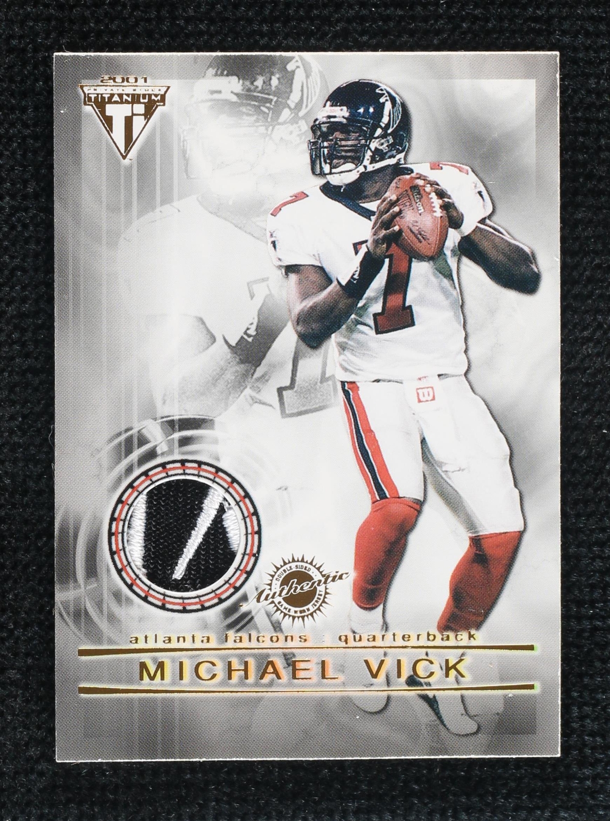 2001 Pacific Private Stock Titanium - Dual Game-Worn Jerseys Patches #5 ...